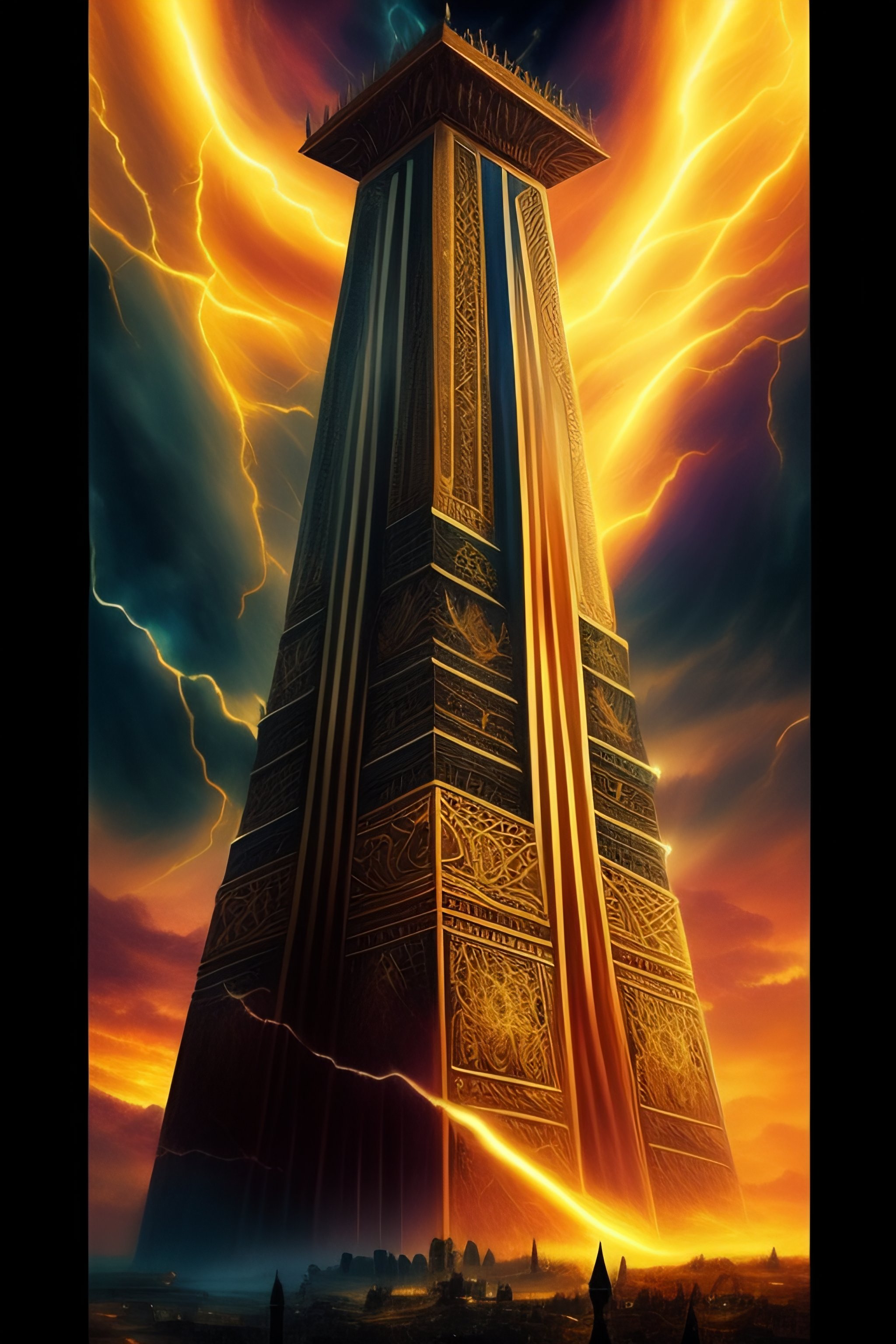 Lexica - Tarot card The Tower: The Tower is a card of upheaval and ...