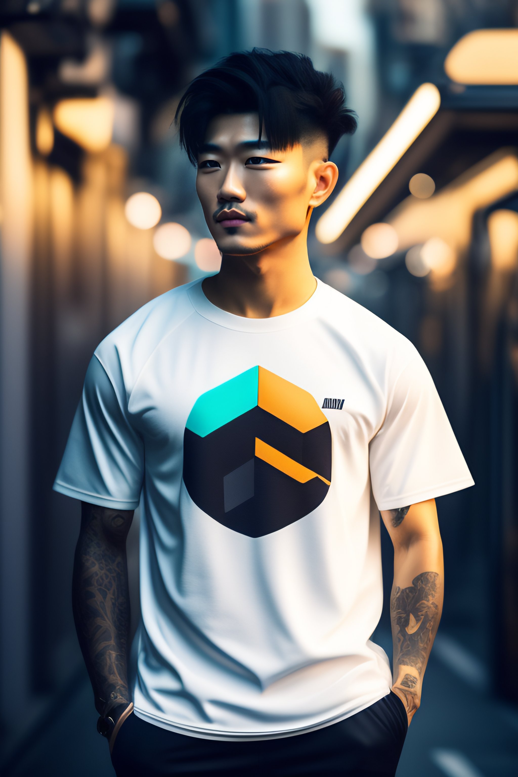 Lexica - A charater that wear a blockcore outfit with a brand named lostmind.