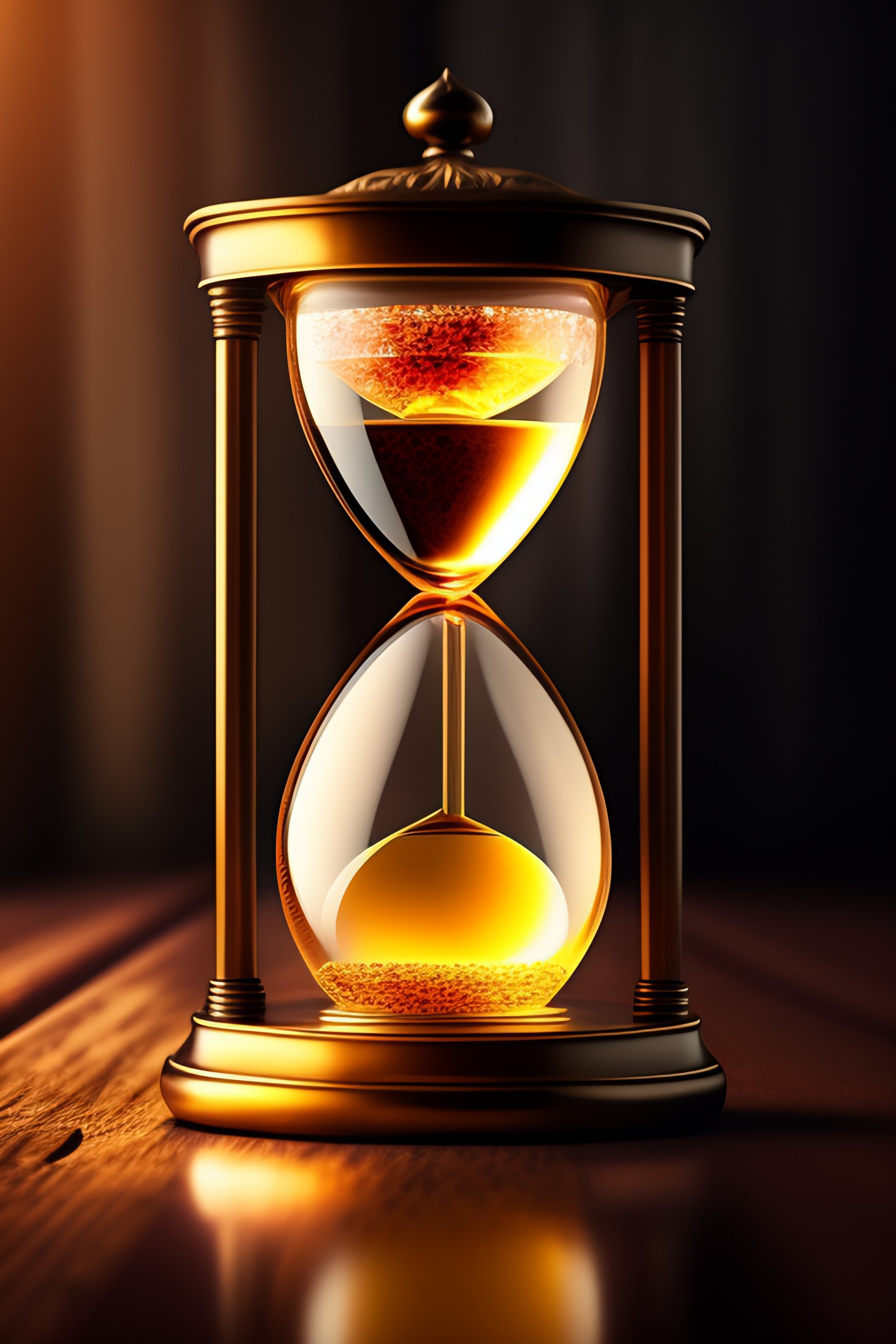 Vintage Hourglass Photography