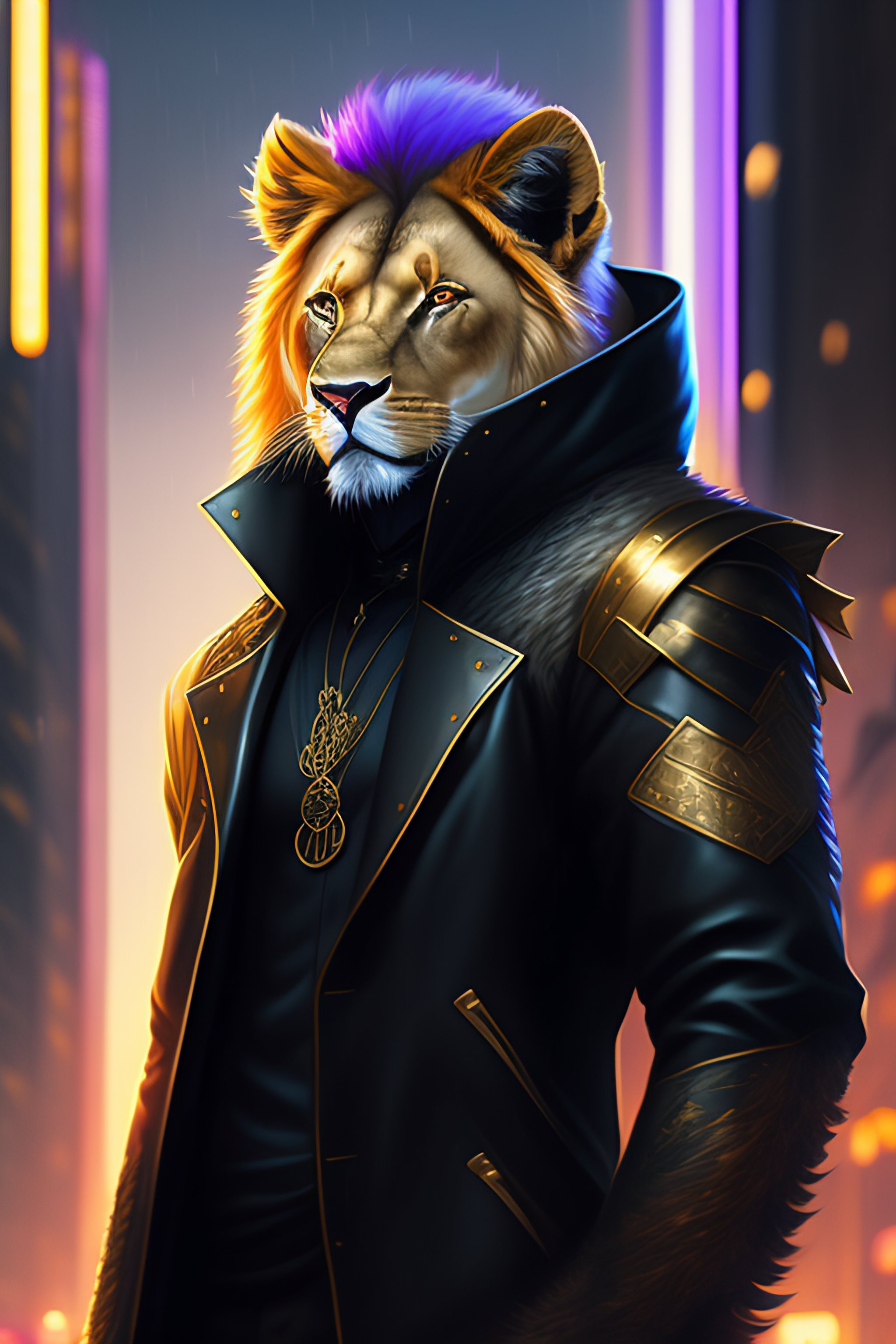 Lexica - Award winning beautiful portrait commission of a male furry ...