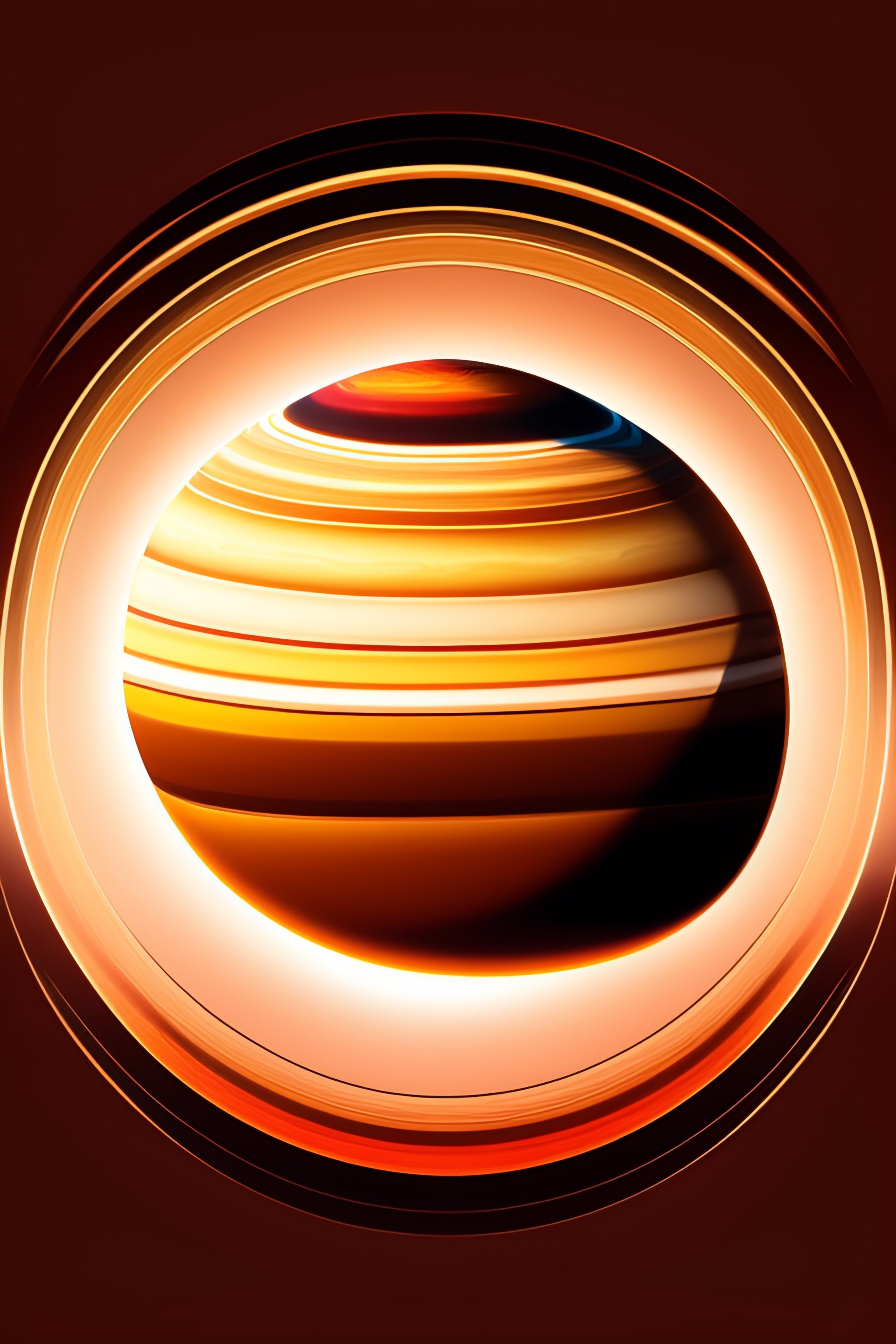 Lexica - Saturn planet chocolate candy vector illustration