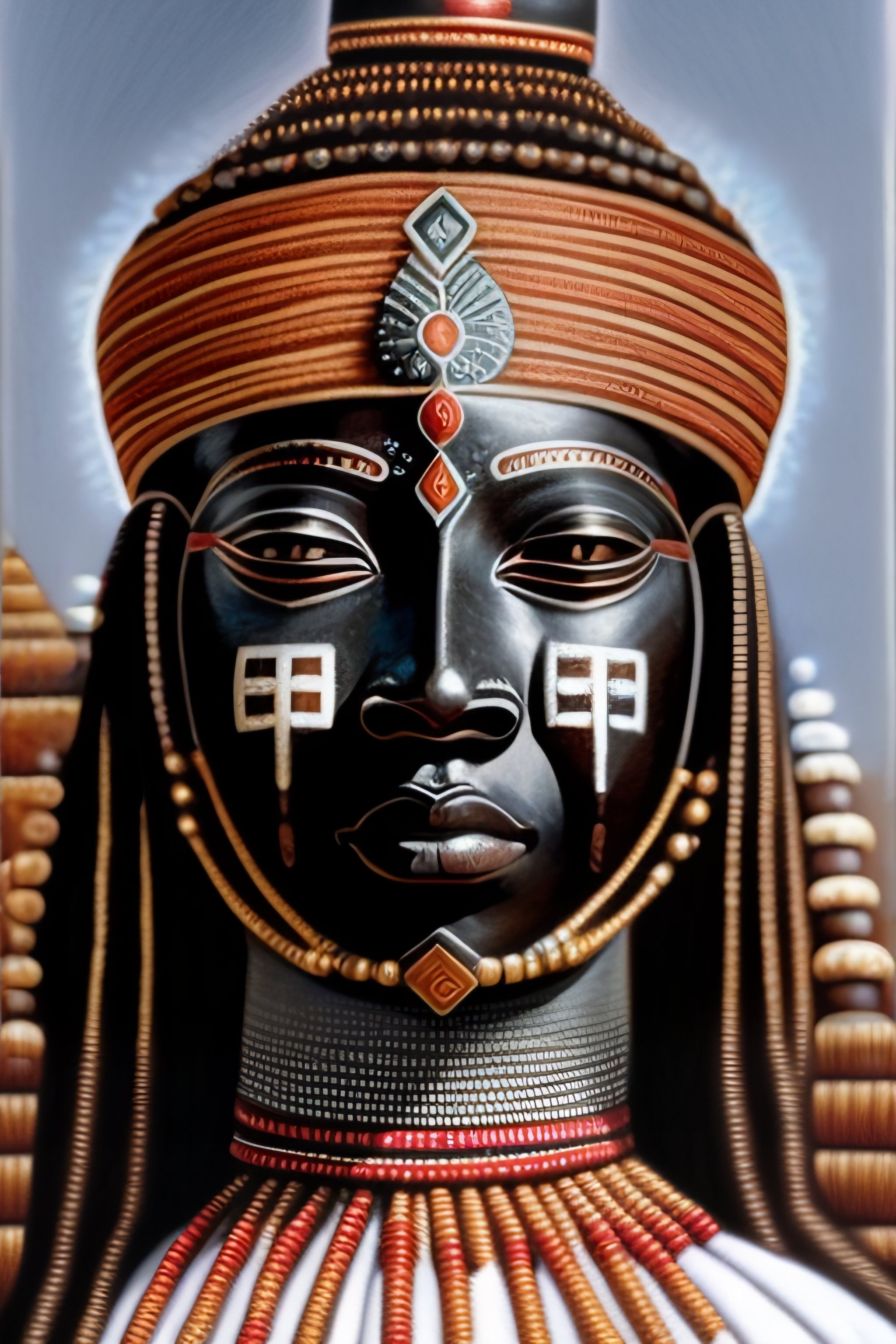 Lexica - Pencil ultradetailed sketch of the necromancer Benin ...