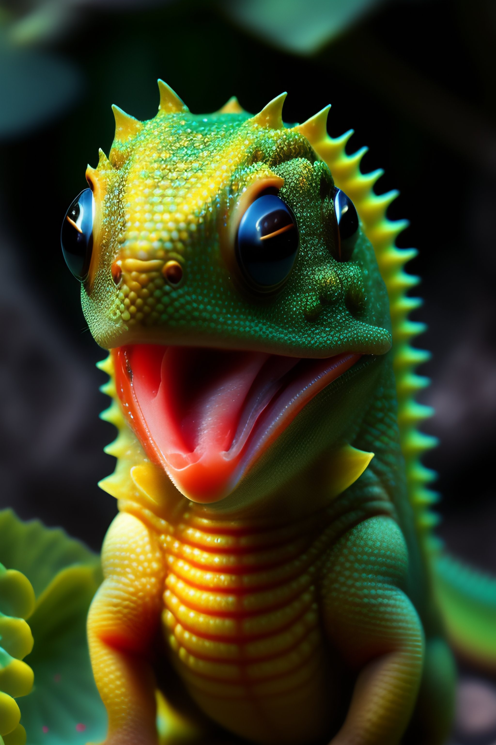 Lexica - A small scaly monster covered in several eyes