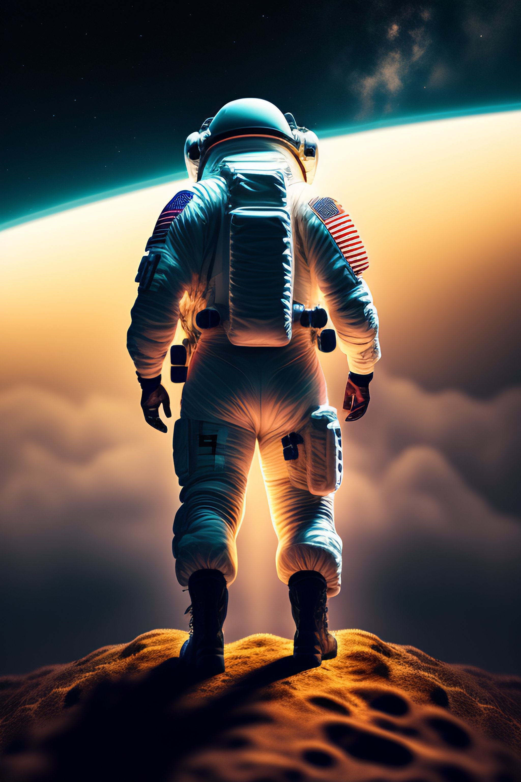 Lexica - ASTRONAUT FROM BEHIND