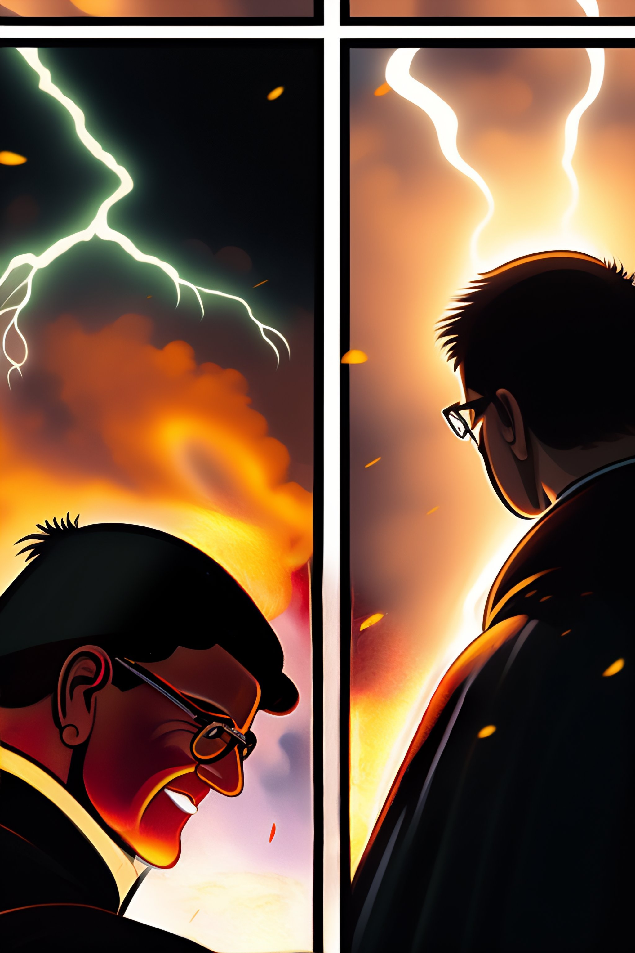 Lexica - Multipanel Cartoon Comic of catholic Monk being hit by ...