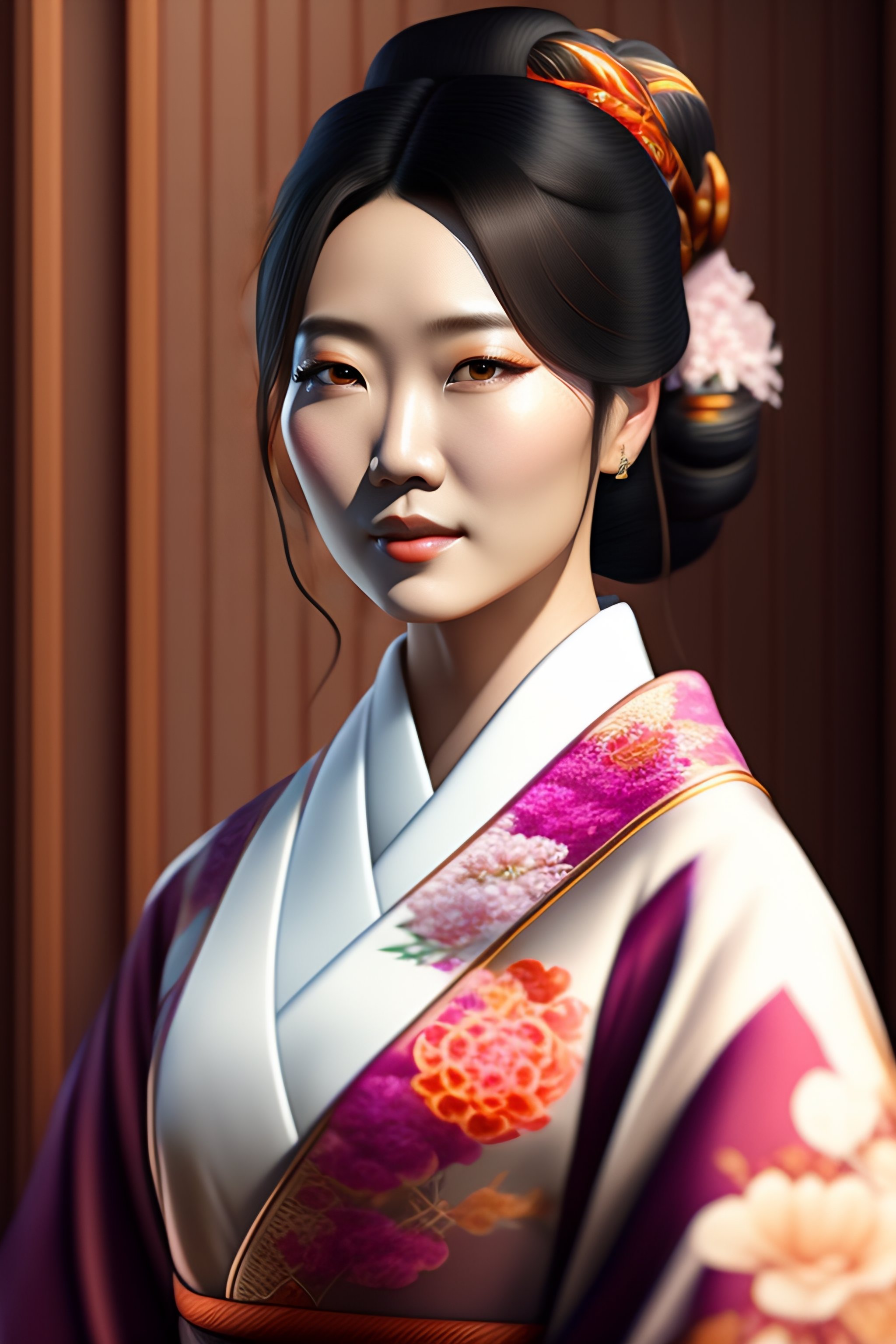 Lexica - Japanese kimono, finest digital concept art, 8k, character ...
