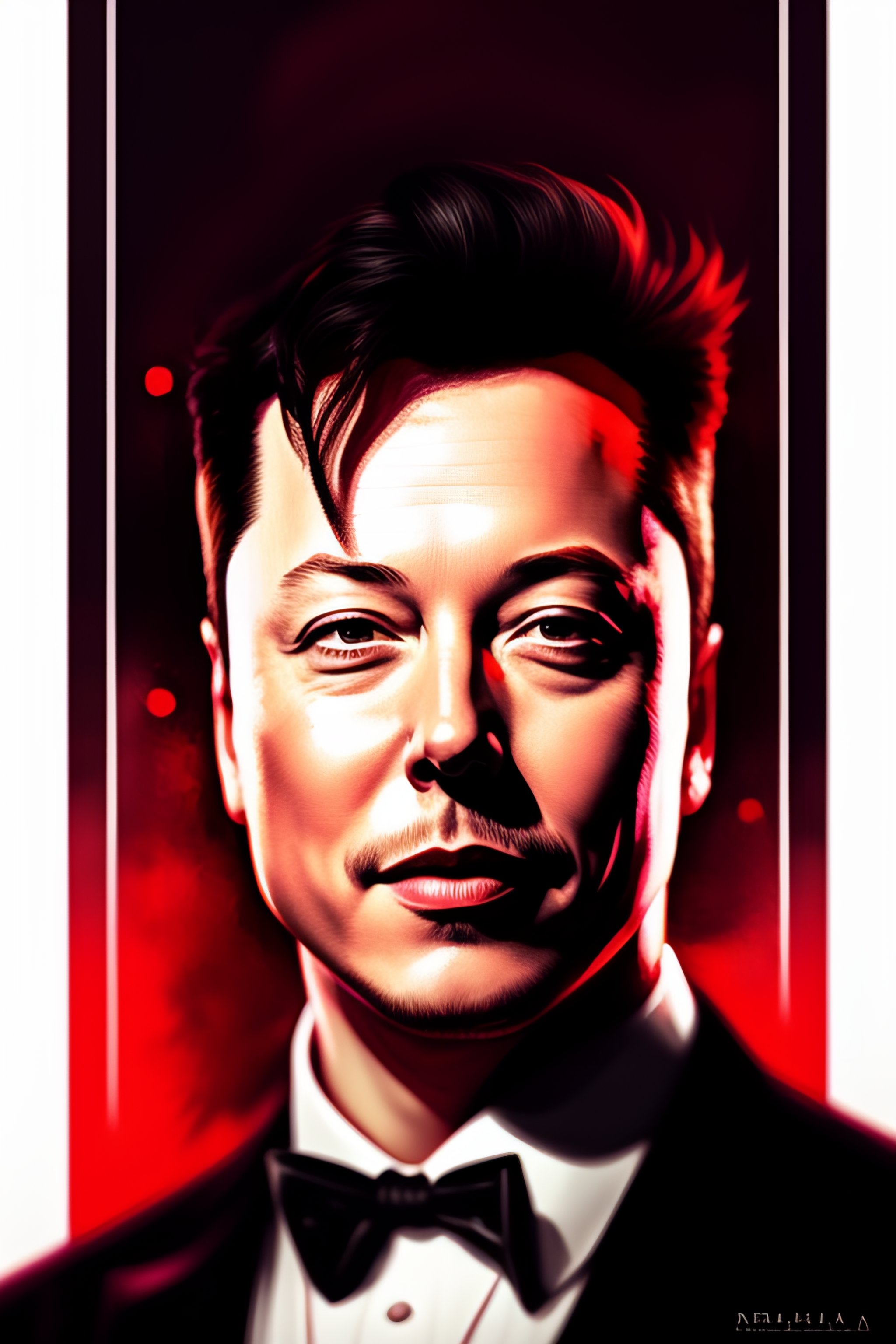 Lexica - Highly detailed portrait of elon musk, by Michael Reeder ...