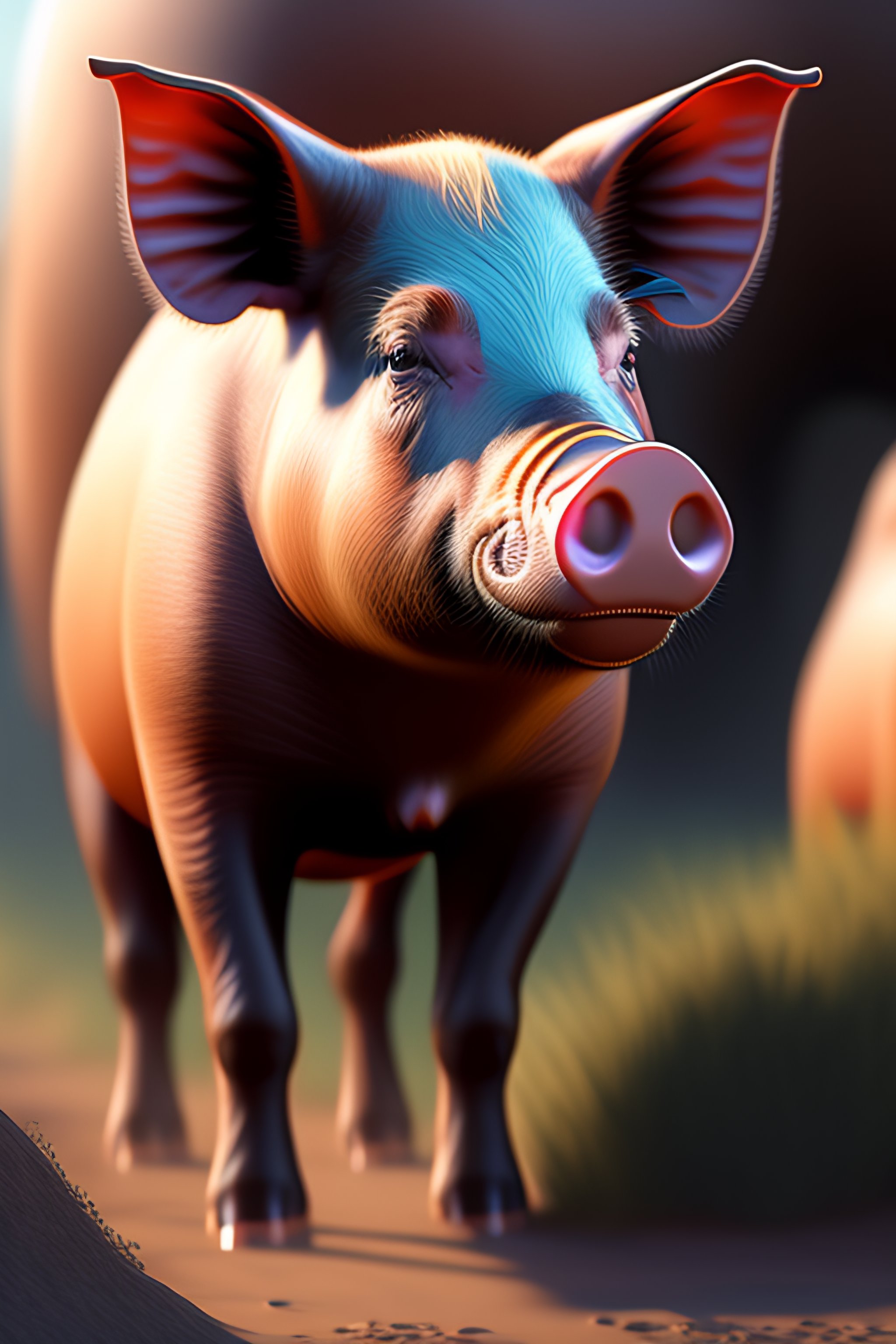 Lexica - Portrait of a pig, ultra realistic, concept art, intricate ...