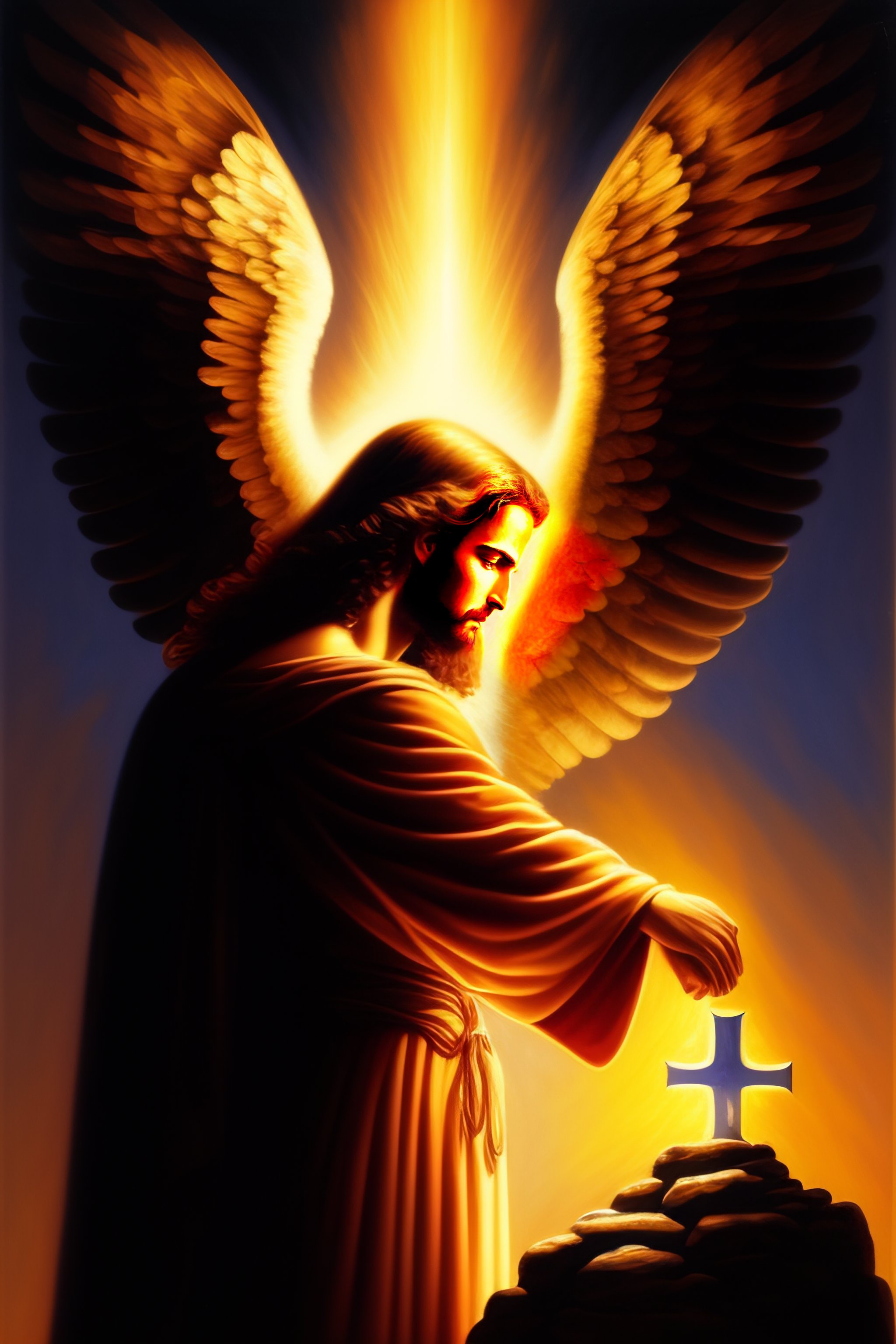 Lexica - Christ with the Holy Spirit fighting against the shadows of ...