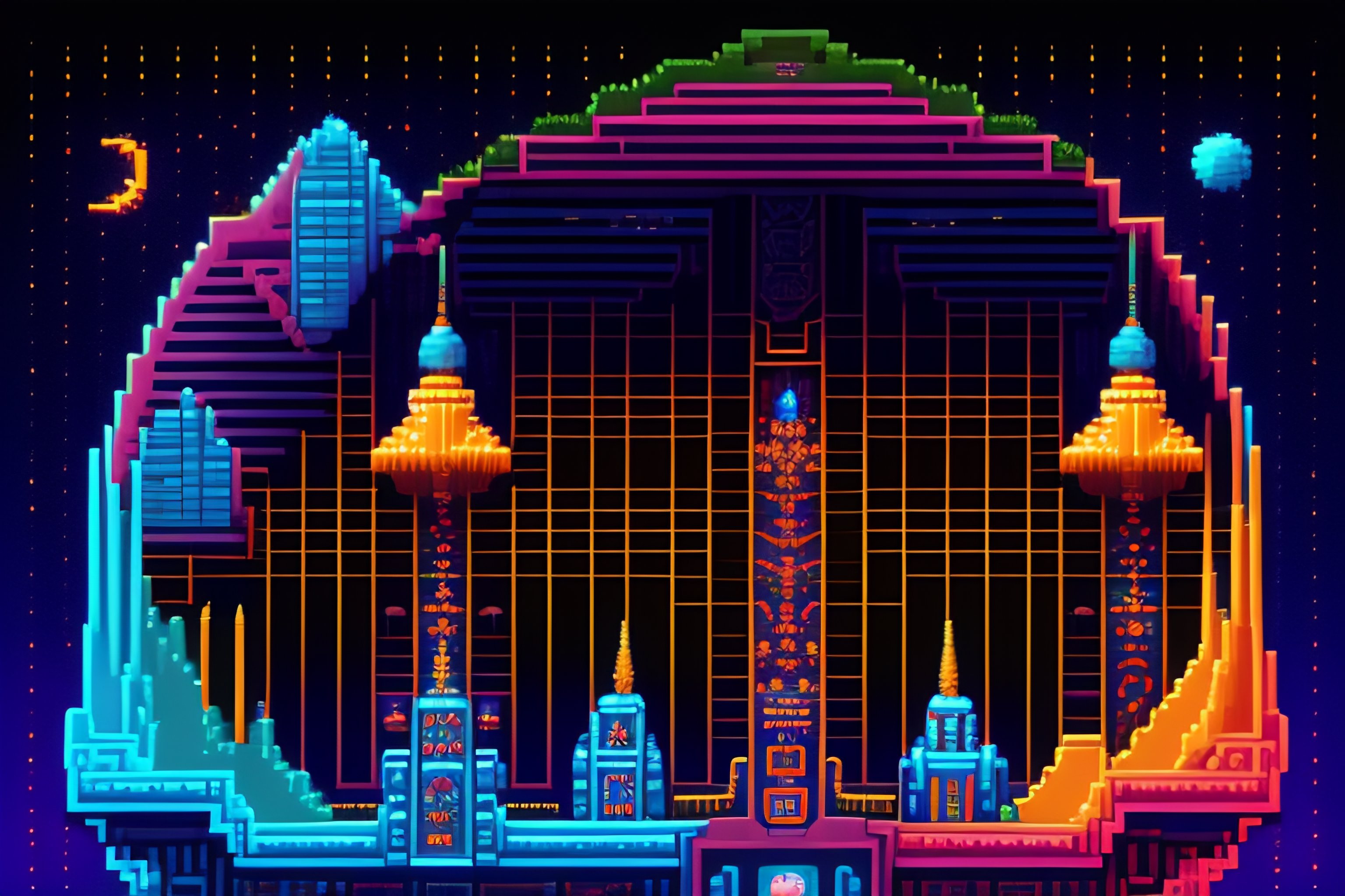 Lexica - 8-bit galaga by casey weldon, olga kvasha, miho hirano ...