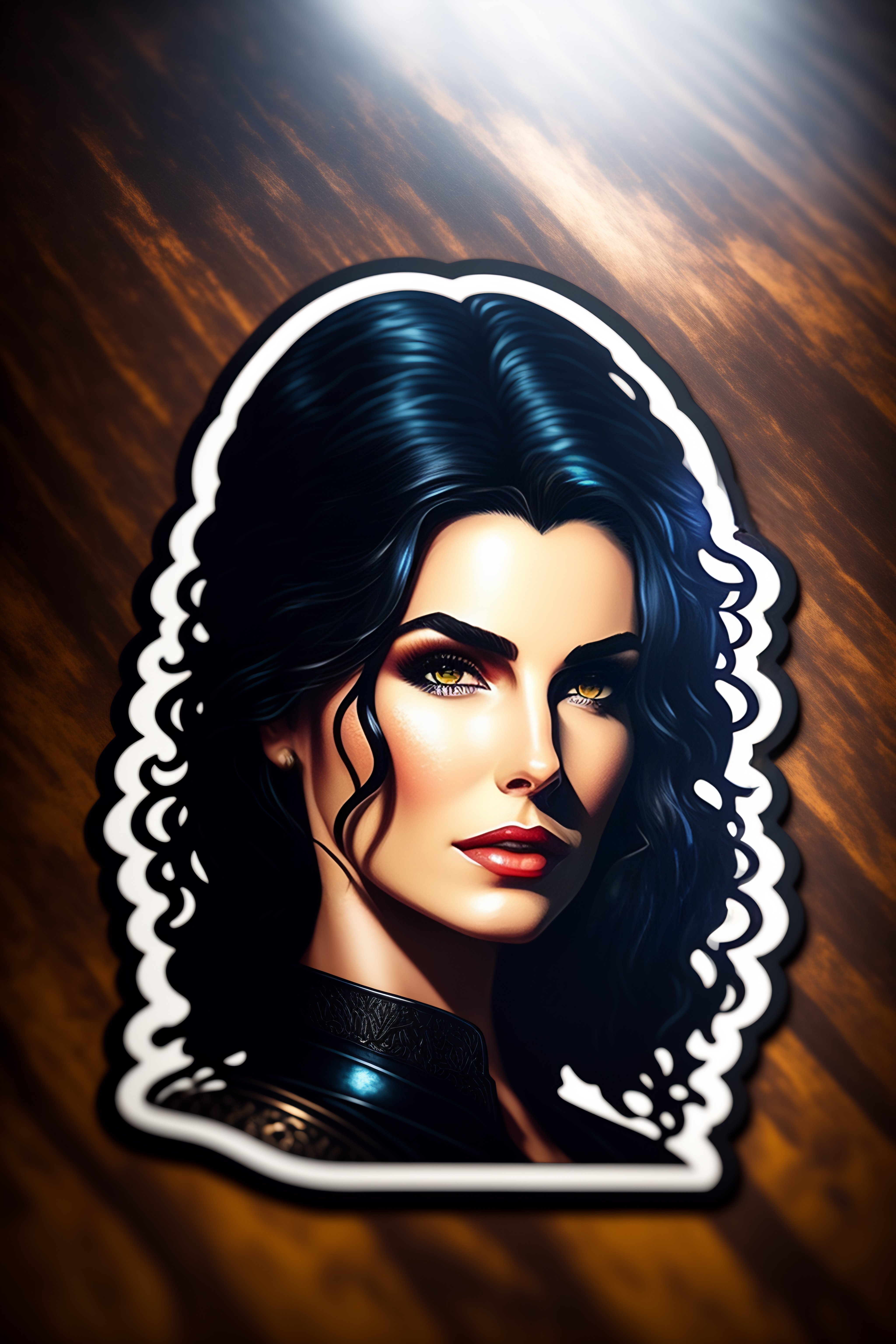 Lexica - Yennefer witcher 3 wild hunt, sticker