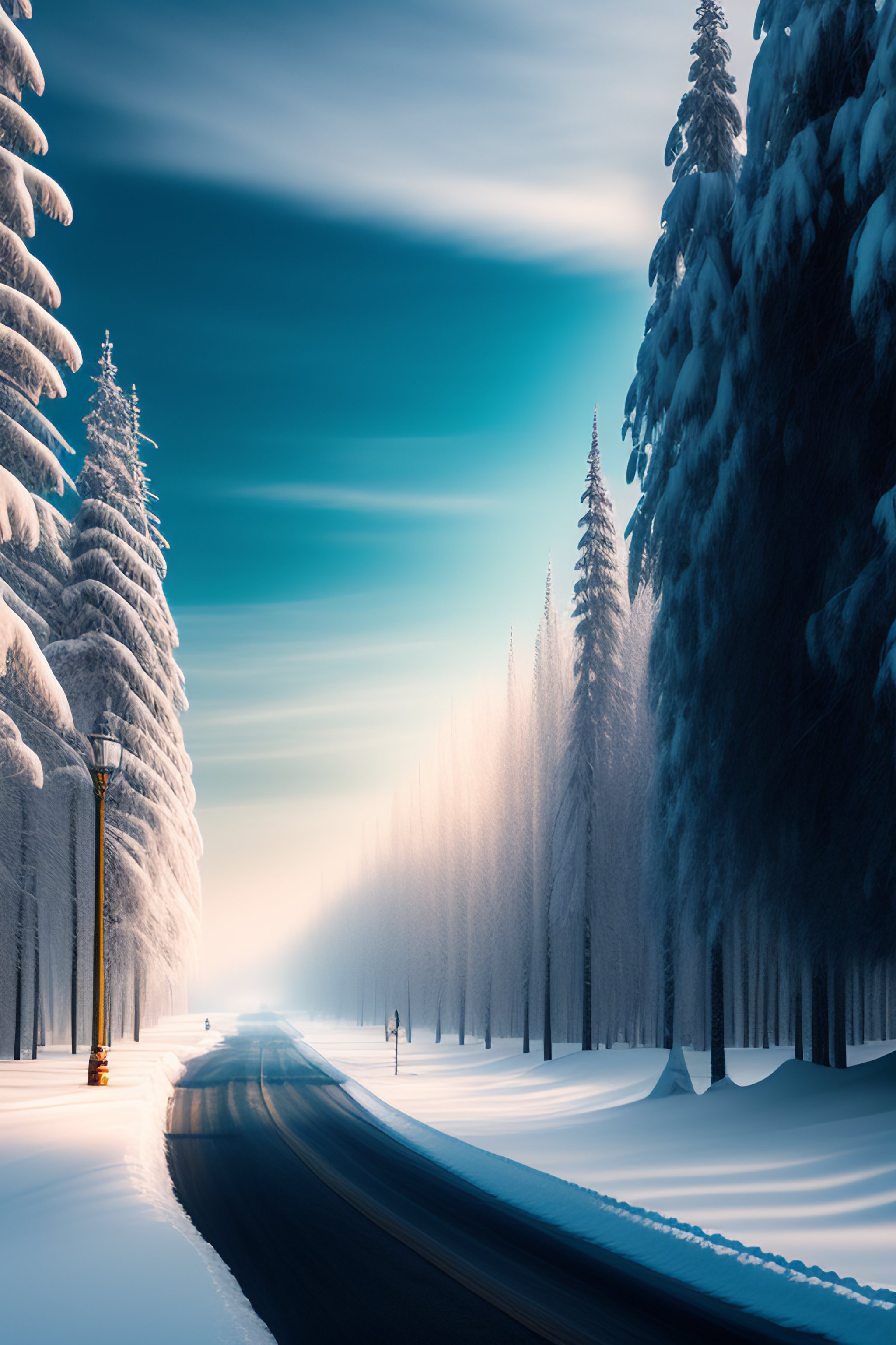 Lexica - Winter street view