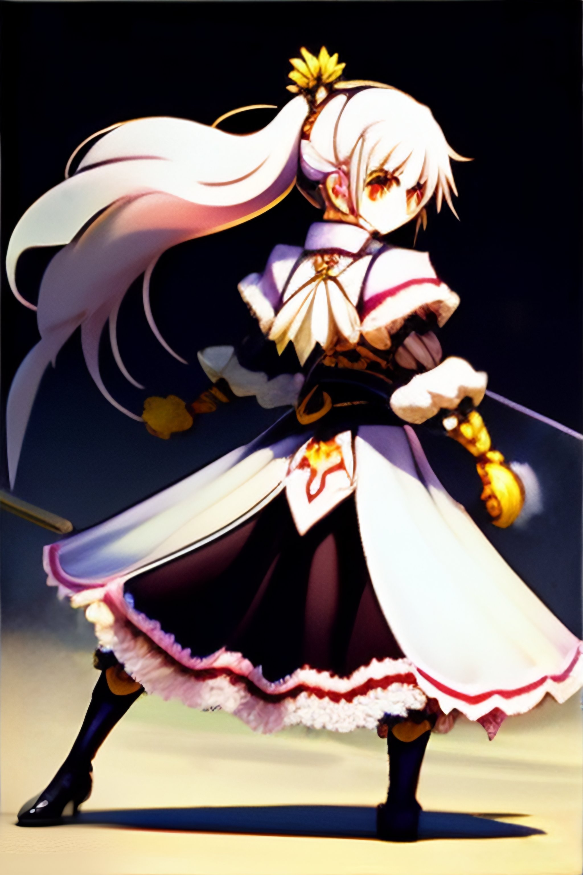 Lexica - Izayoi Sakuya's combat posture" or "Izayoi Sakuya's stance in ...