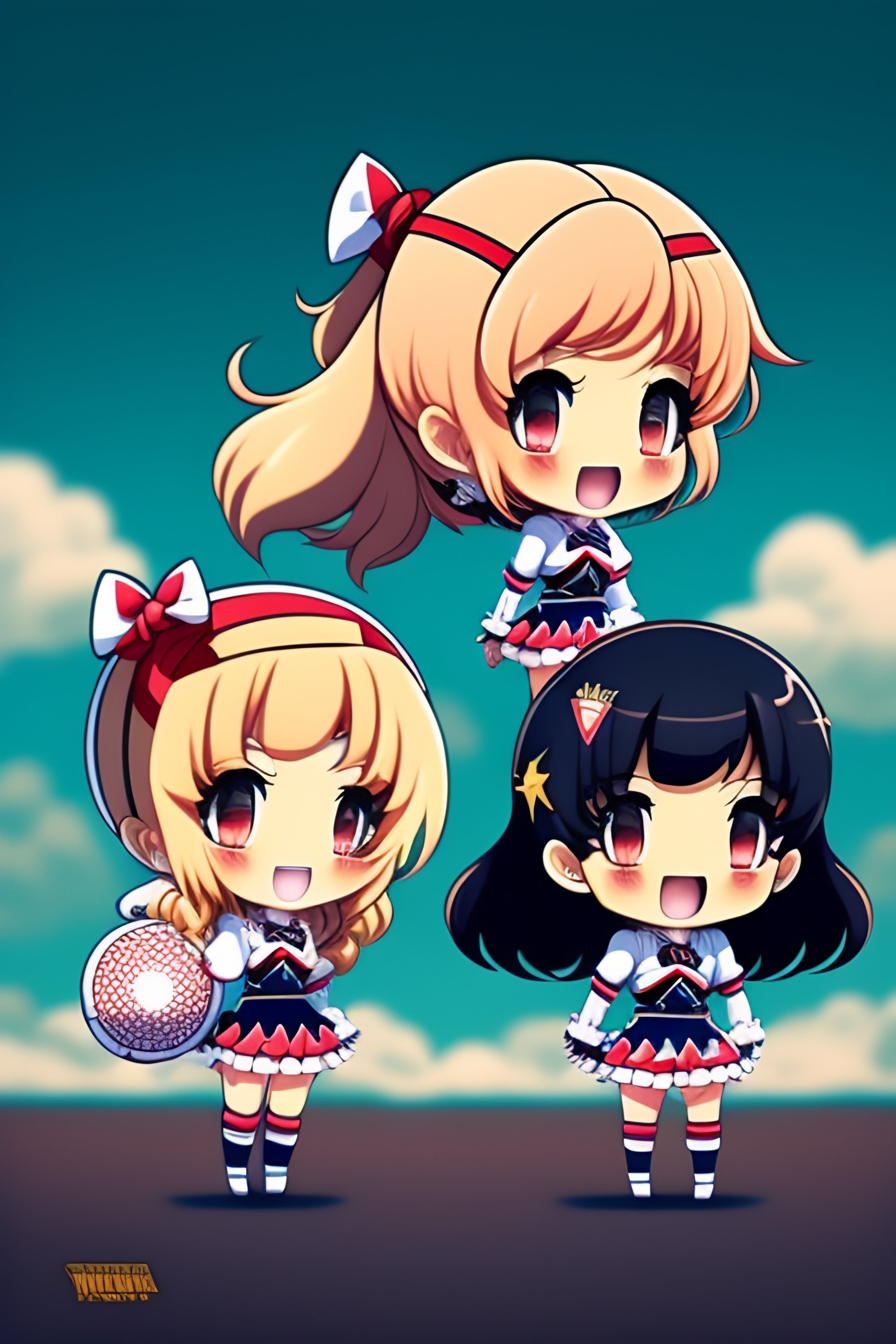 Lexica - Chibi Anime cheer leader