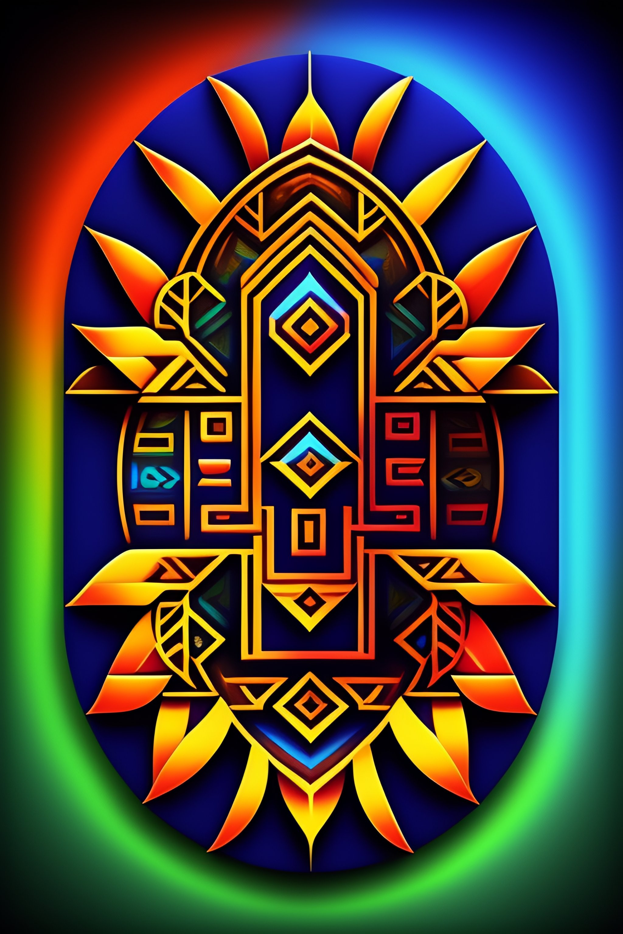 Lexica - Background, aztec, realistic, symbol