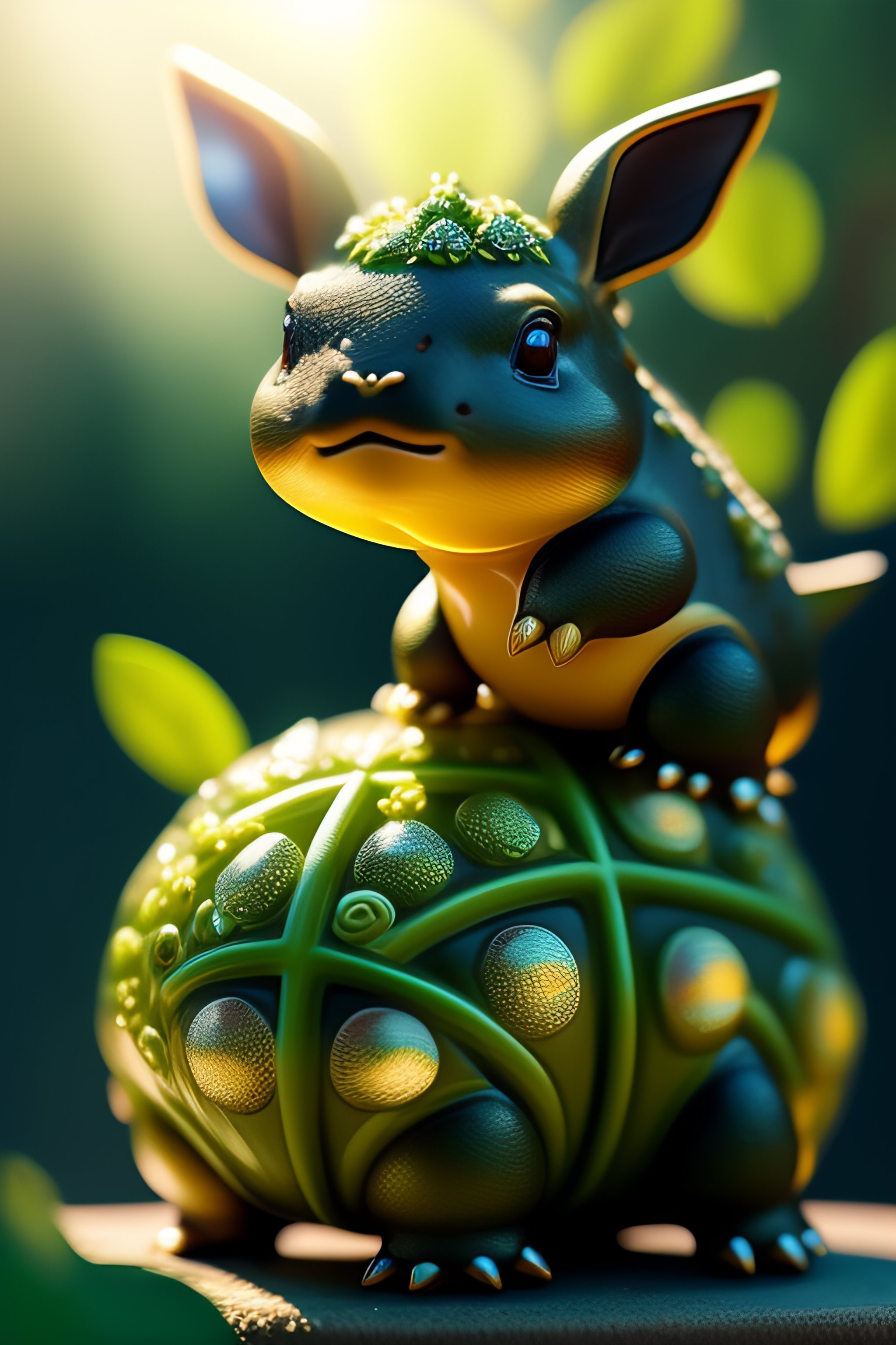 Lexica - A bulbassaur pokemon art in direct sunlight of intricate ...