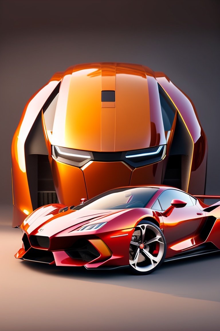 Lexica - Supercar design inspired by iron man, iron man pattern on car ...
