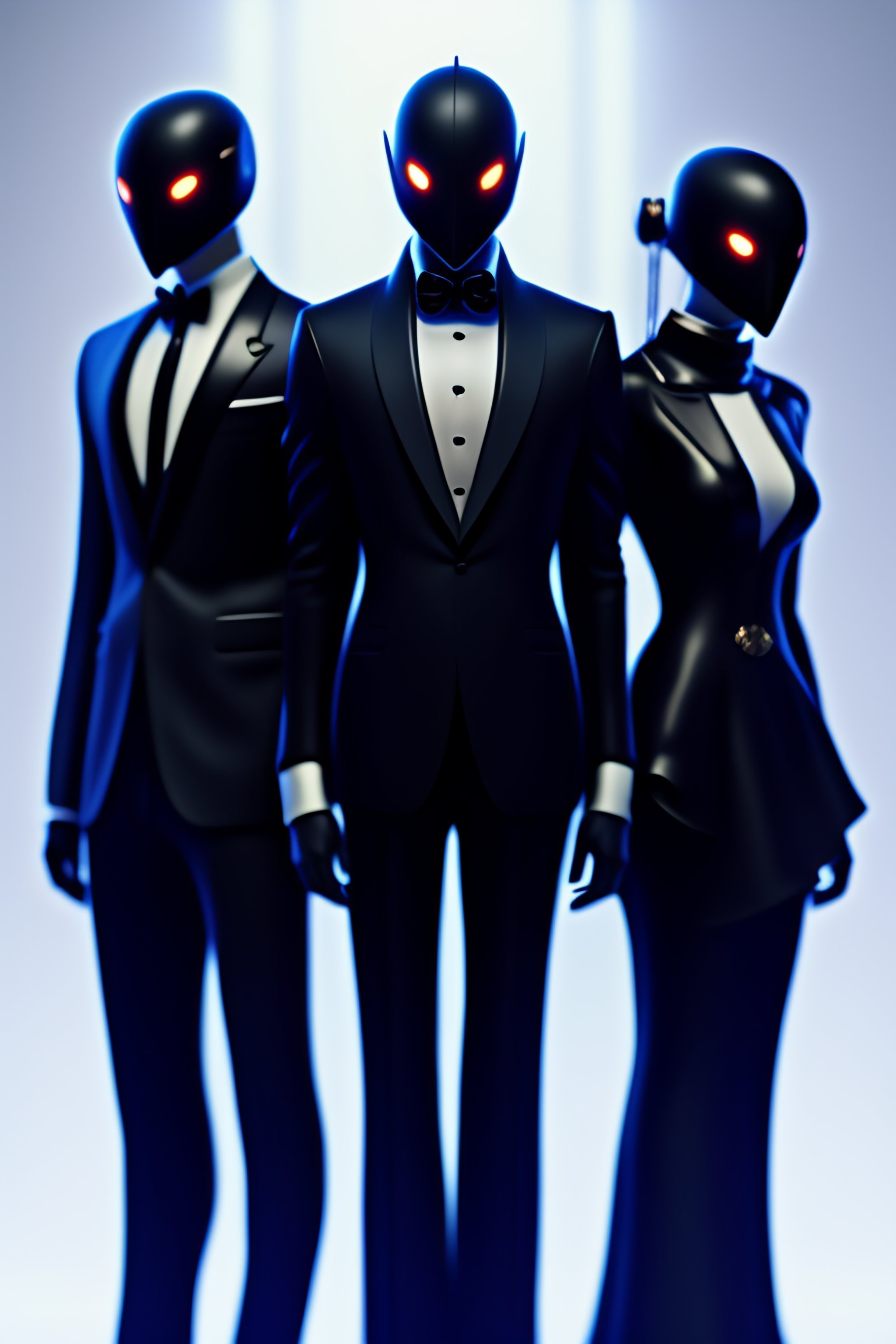 Lexica - A group of creepy evil abstract non-human horror creatures ...