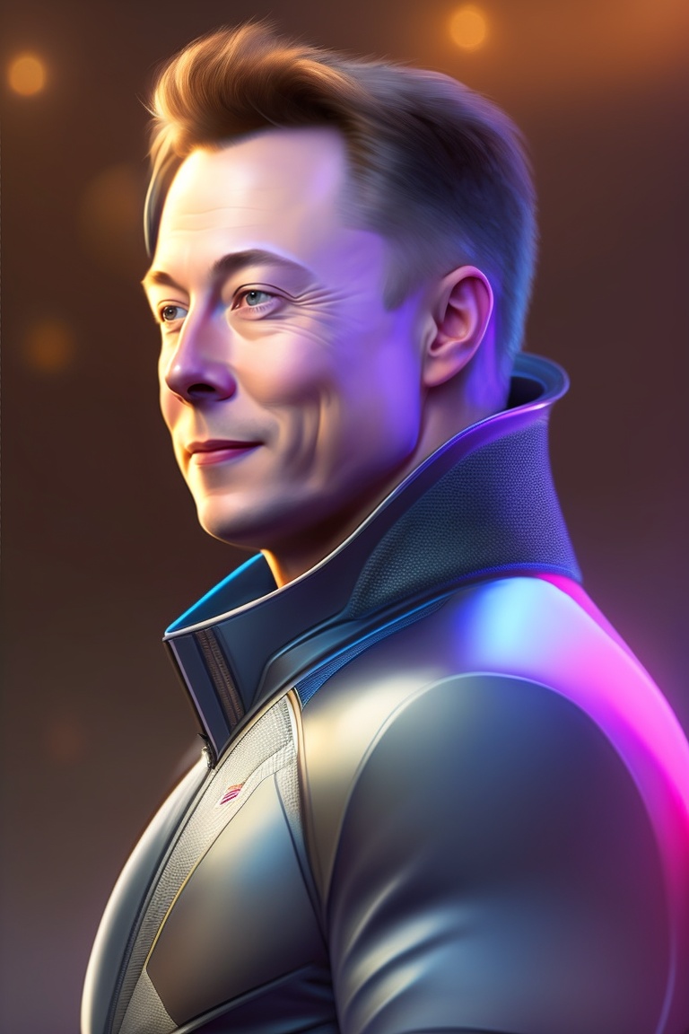 Lexica - Elon musk , with ralowim clothes