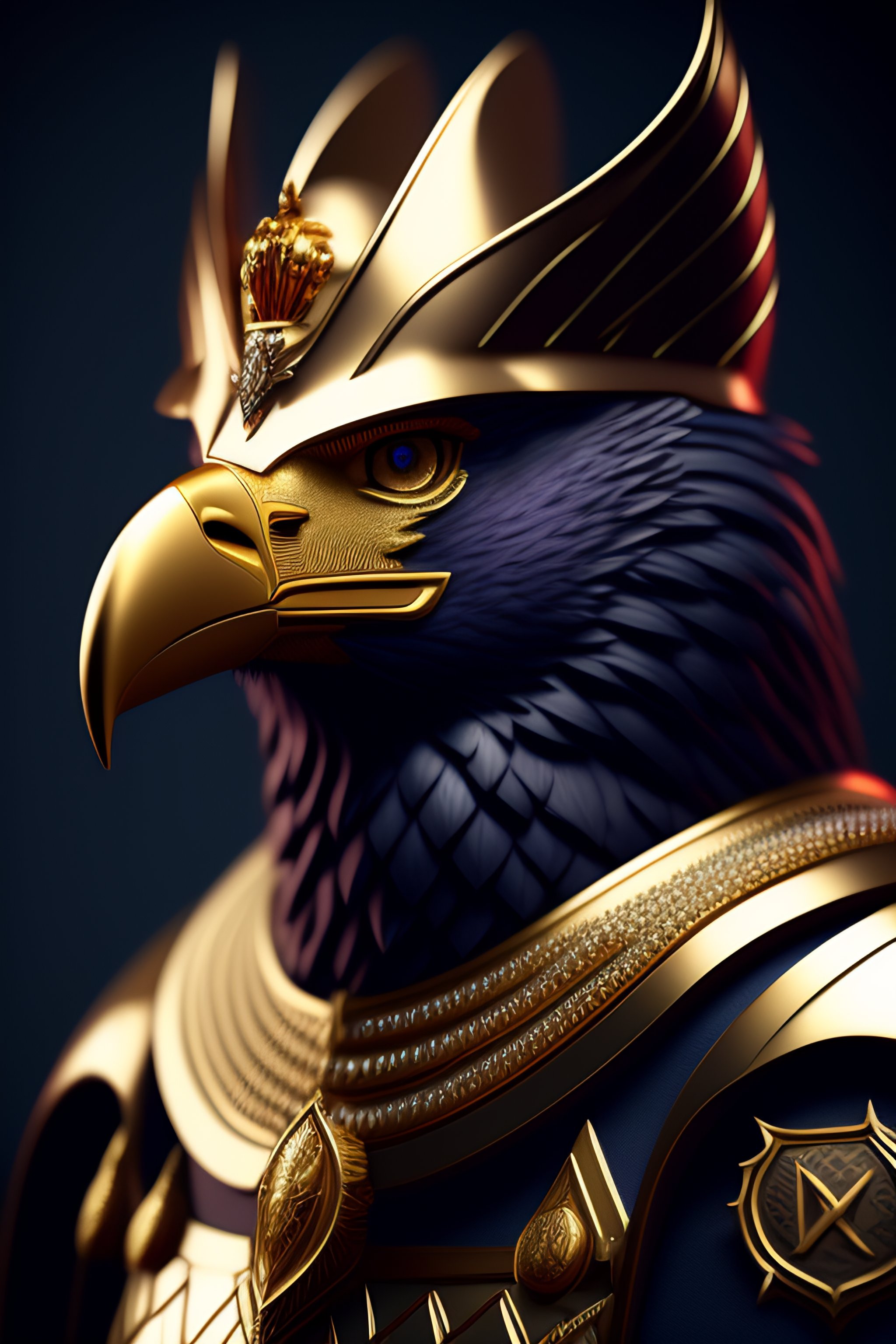 Lexica - Eagle, military shield, chest shield, detailed, laser eyes ...