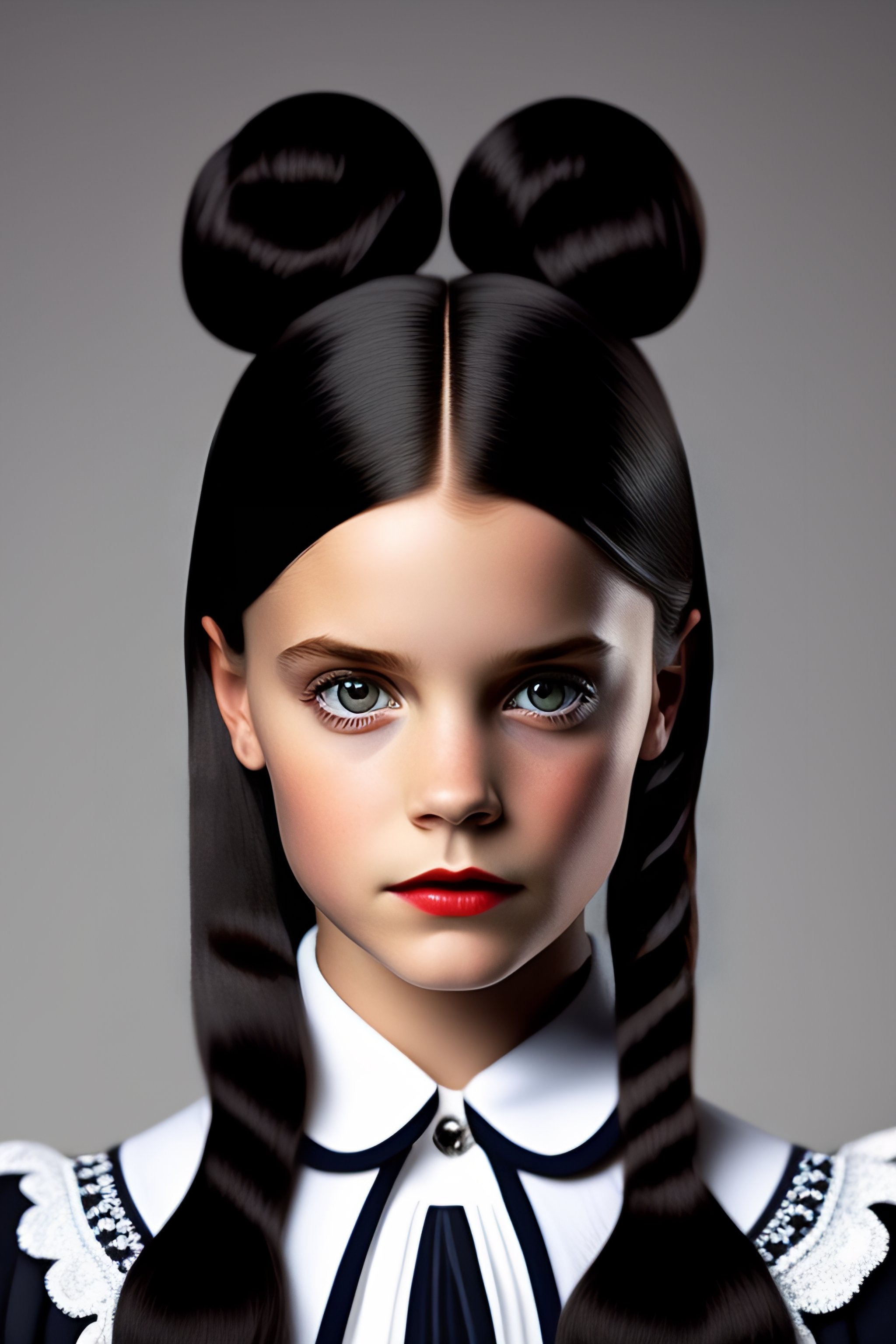 Lexica - Wednesday Addams ultrarealism