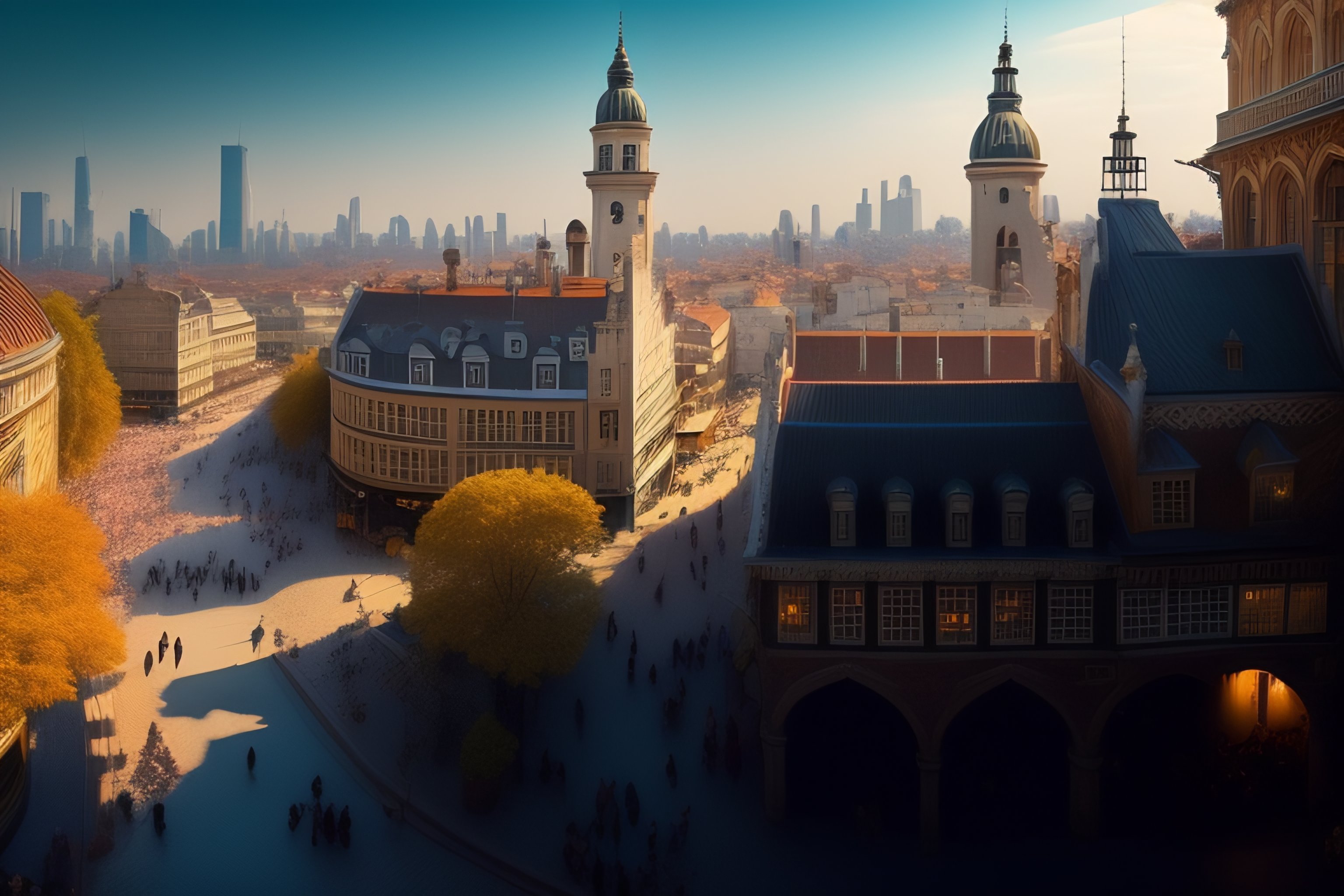 Lexica - Overhead old city