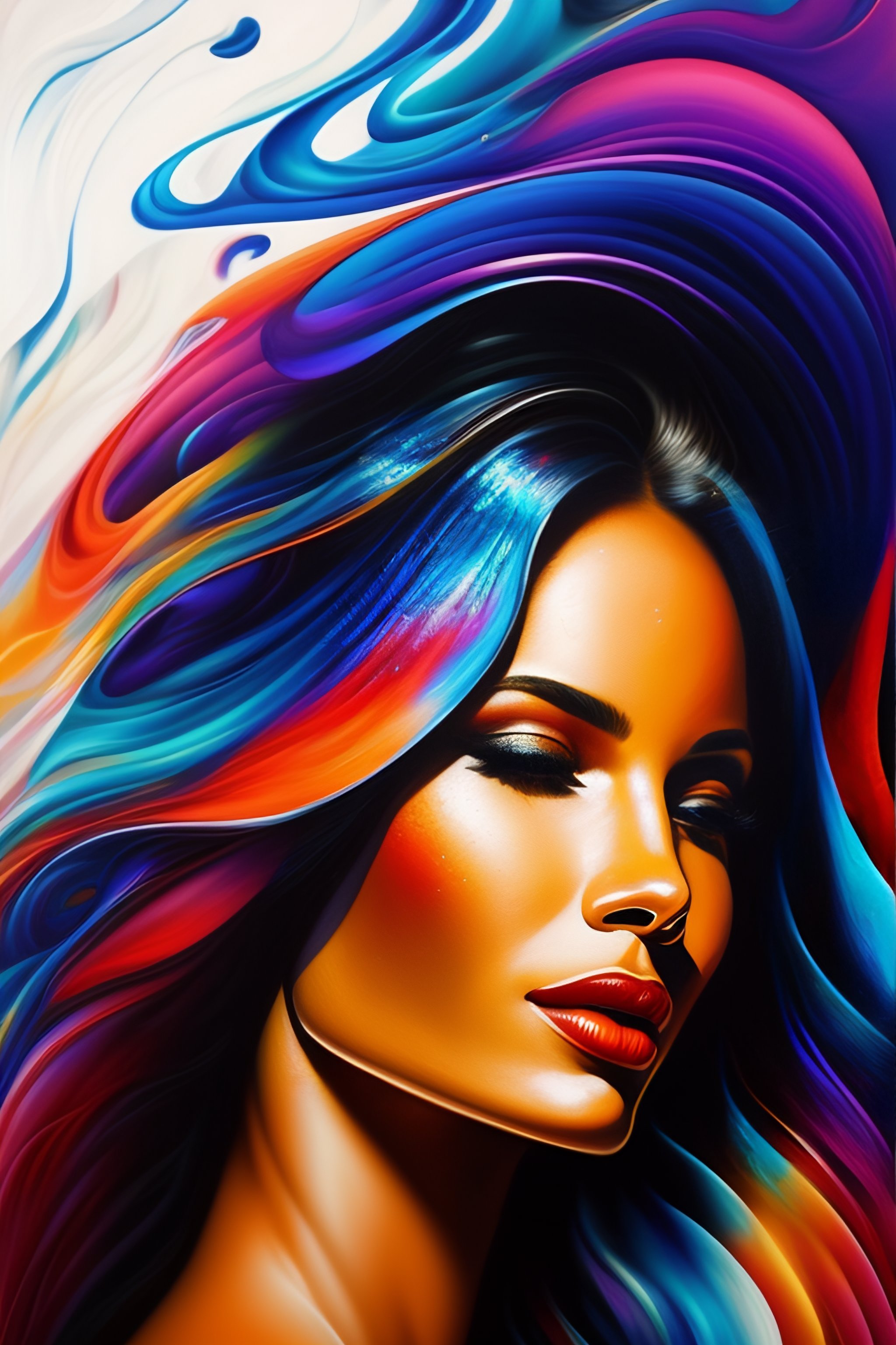 Lexica - The fluidity of emotions, depicted through brushstrokes ...