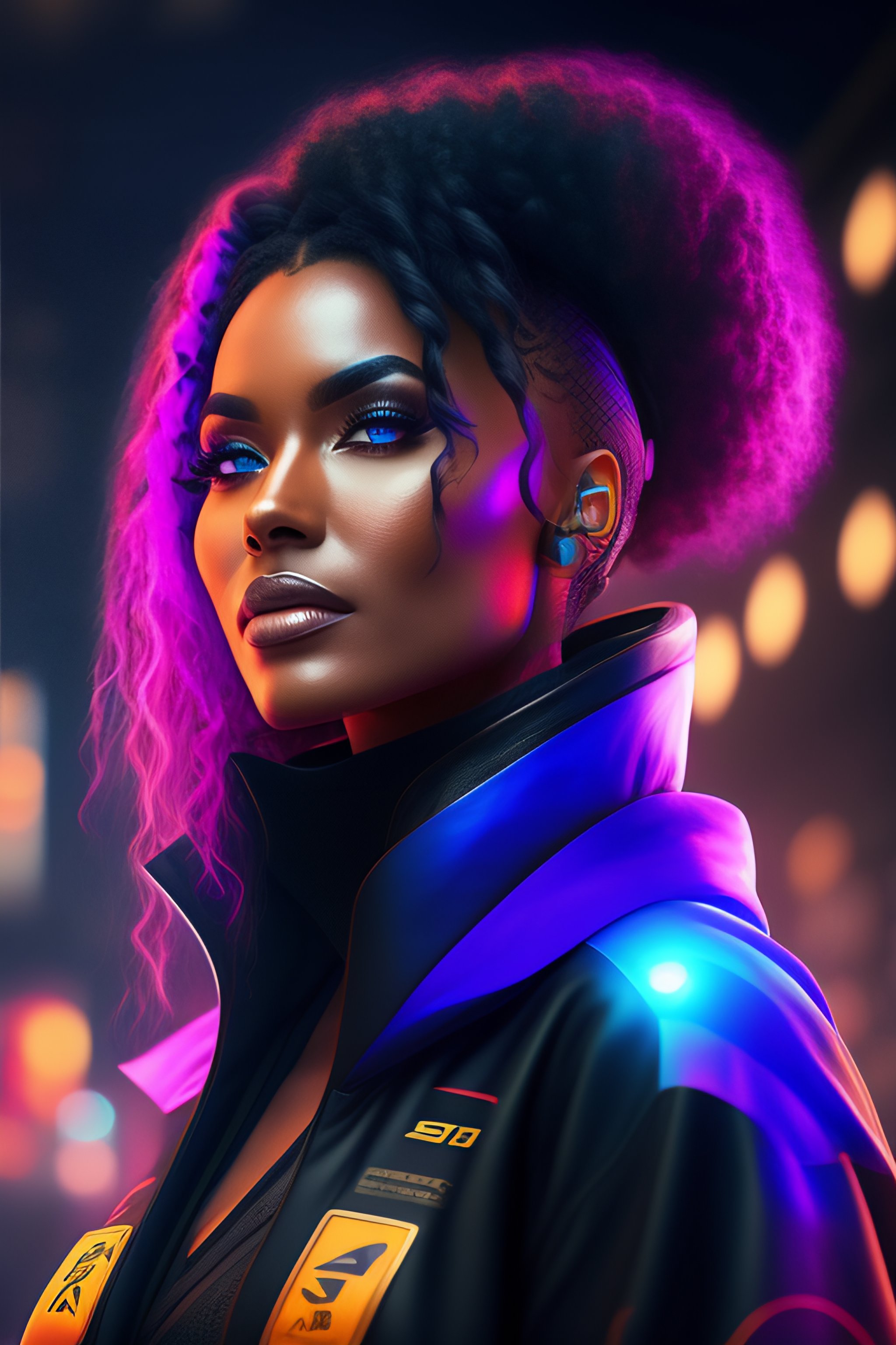 Lexica - Beautiful, cyberpunk, tech mage