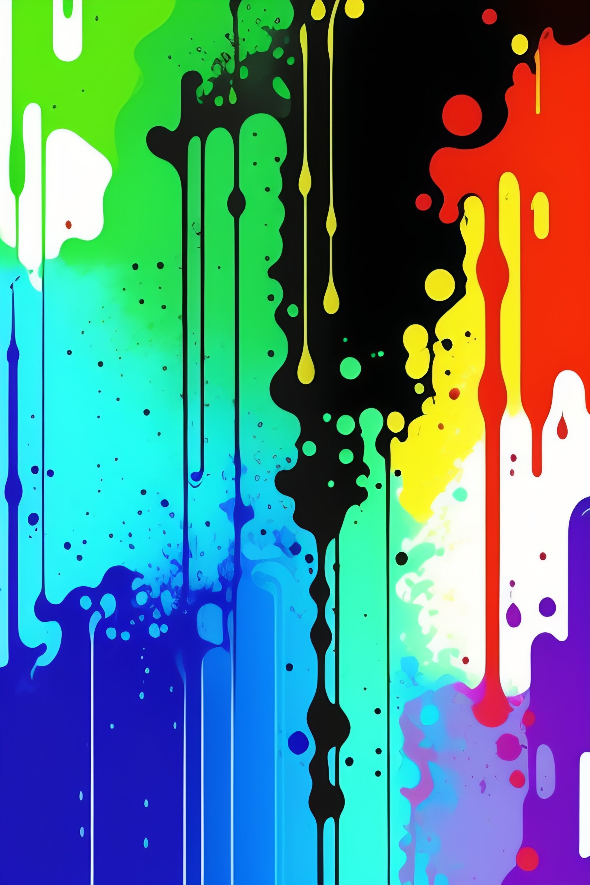 Lexica - Graffiti, dripping paint, spray paint, many colors watercolor ...