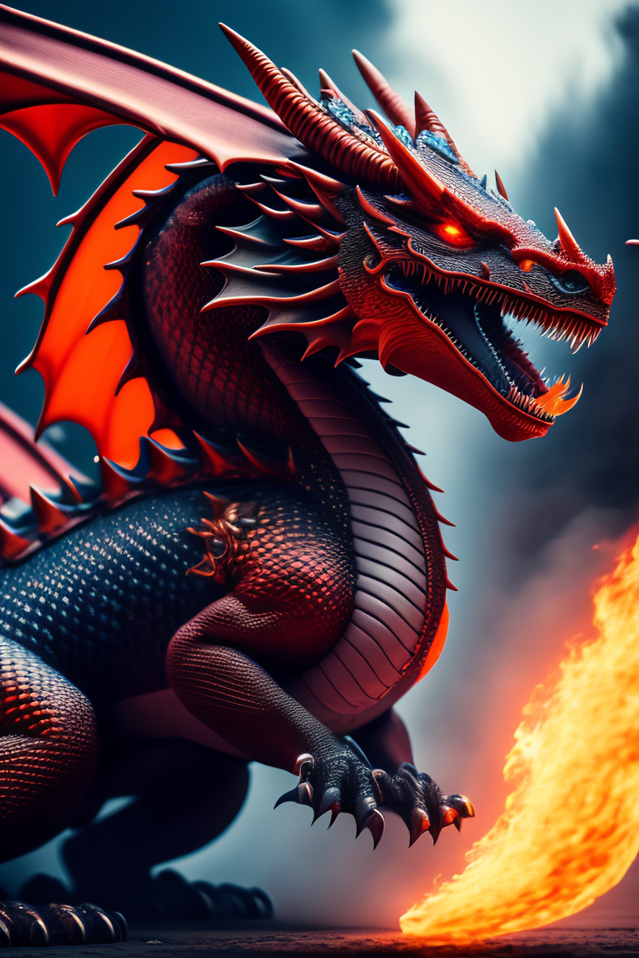 Badass Dragon Wallpaper