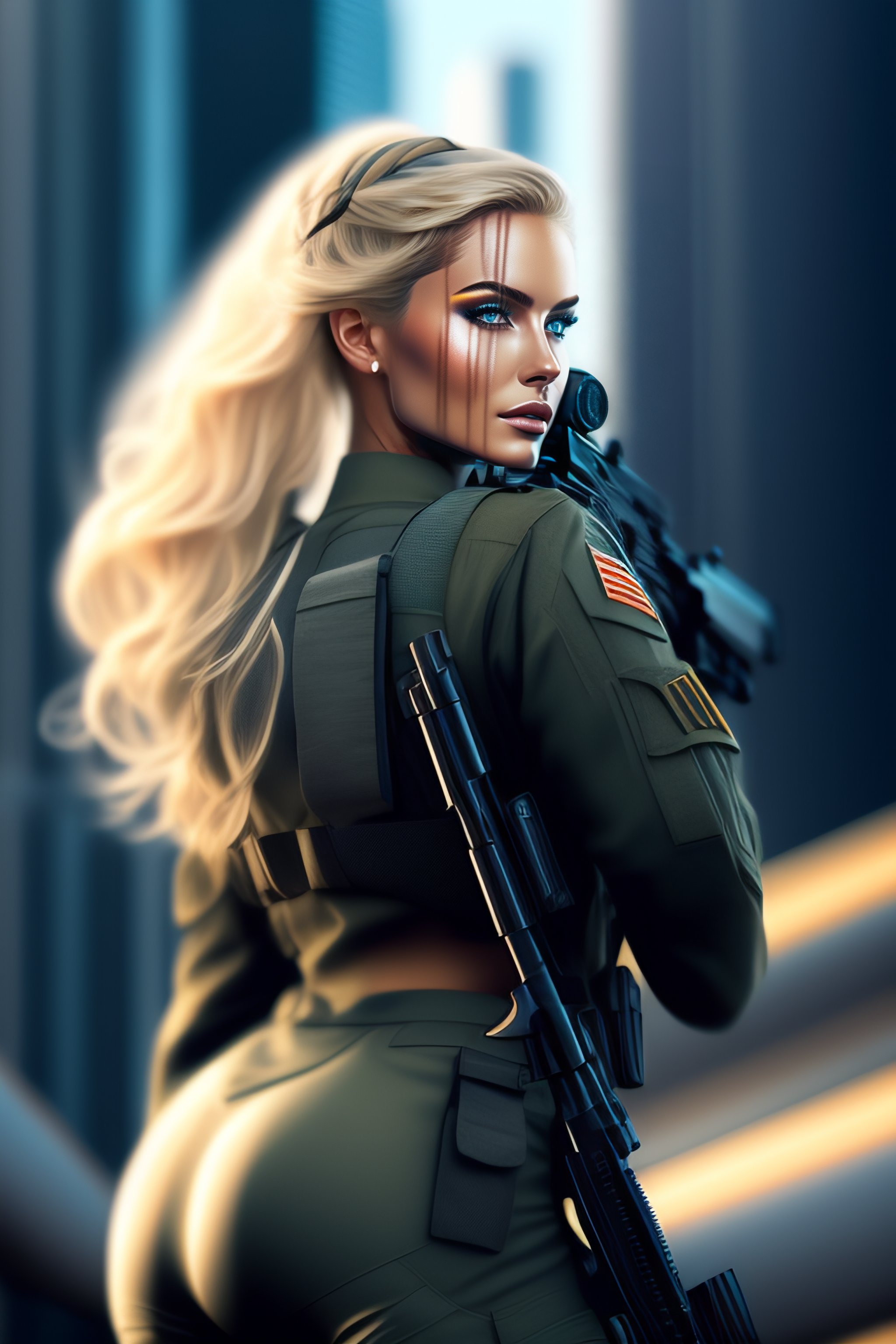 Sniper Sci Fi Art