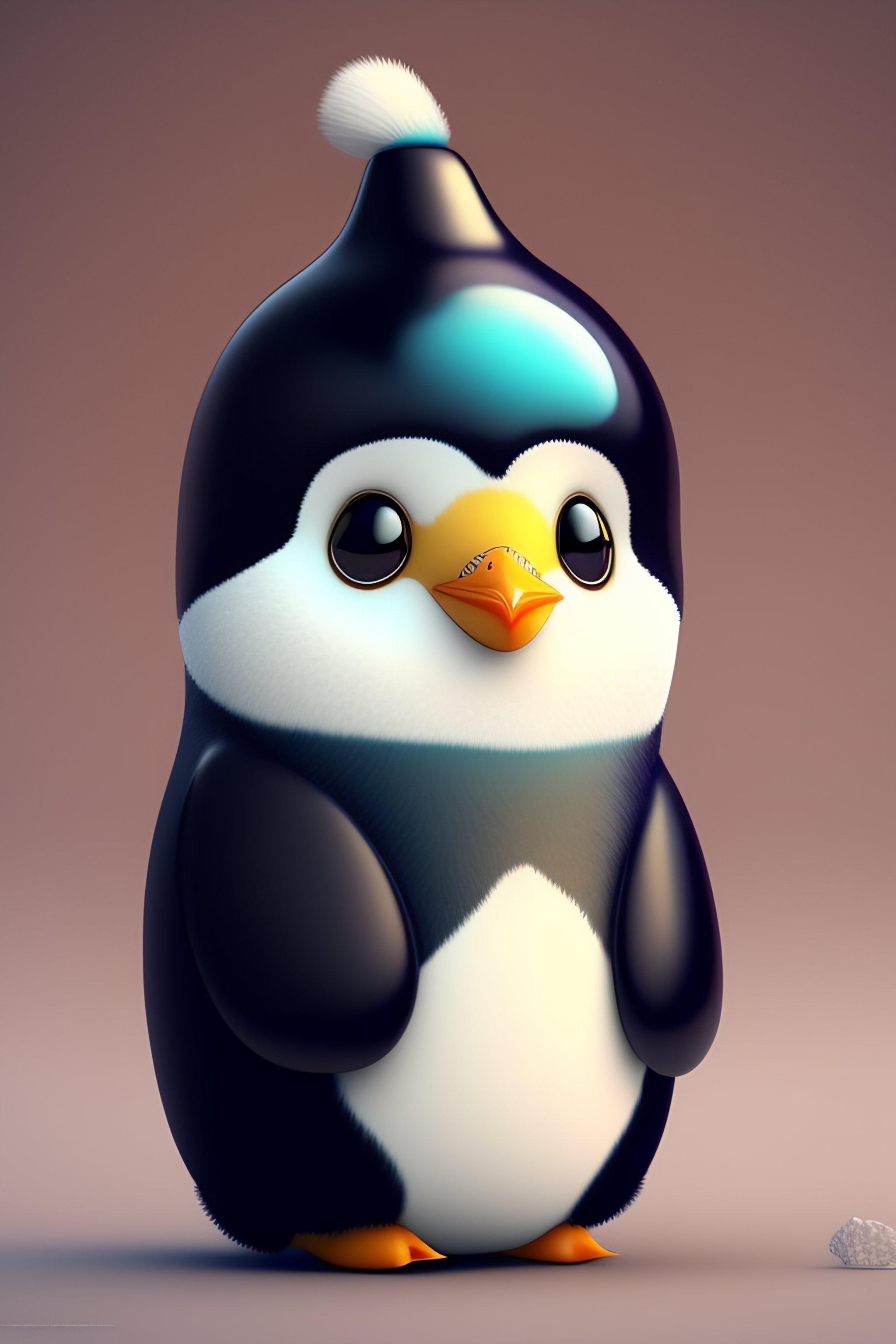 Adorable Animated Penguin