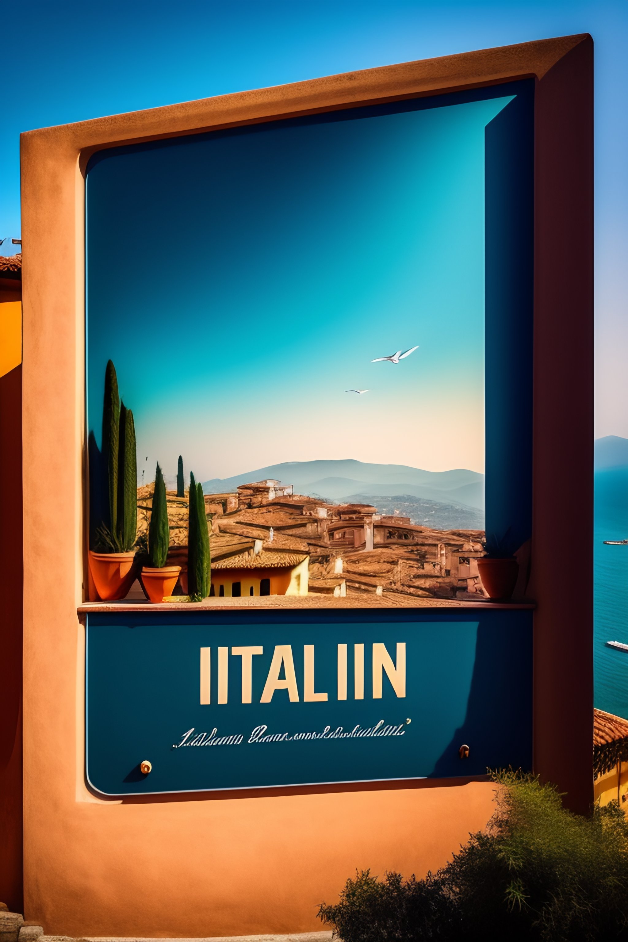 Lexica - A signboard pointing to Italy, a trip to Italy with the ...