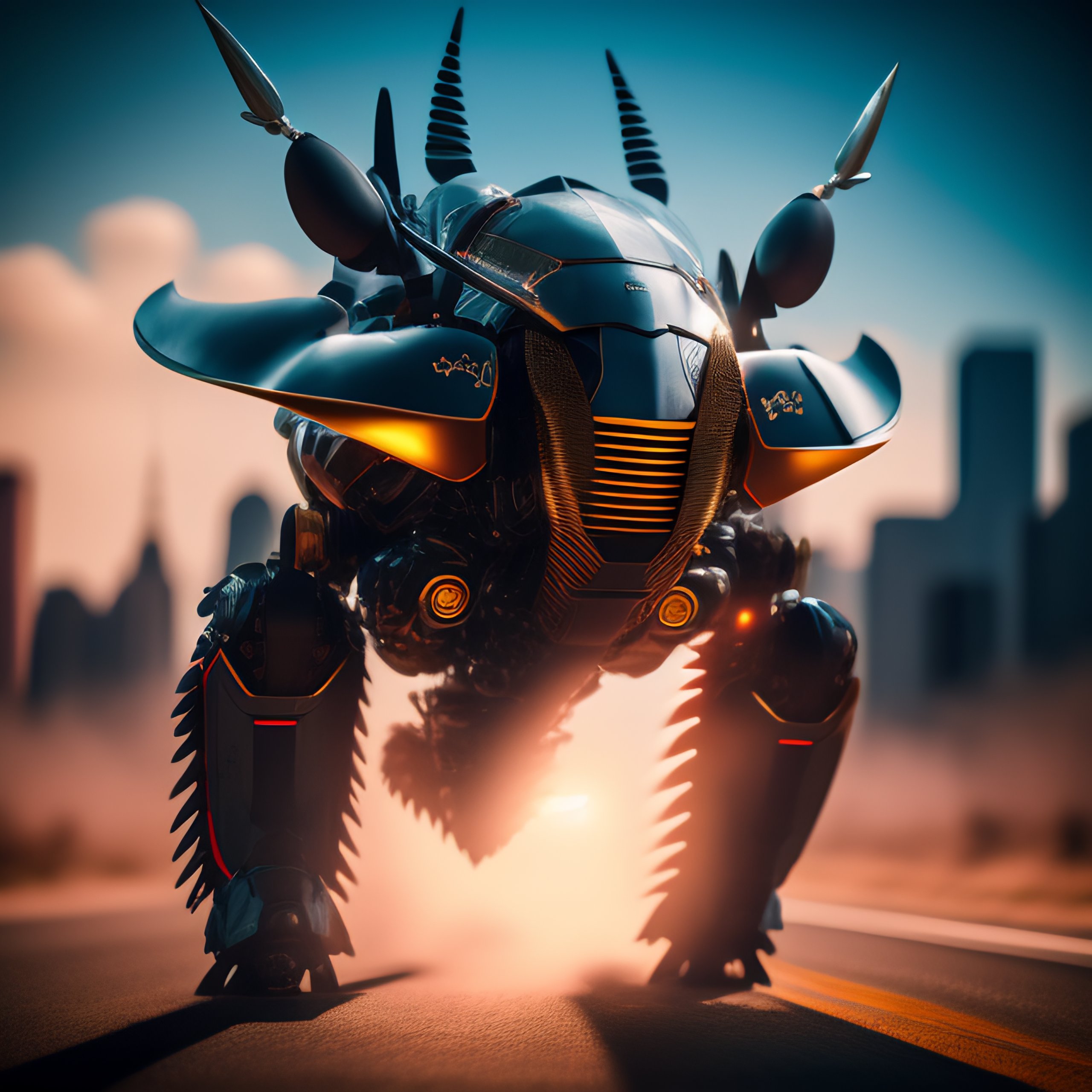 Lexica - Propeller and rhinocerosbeetle hybrid mechanical bionic ...