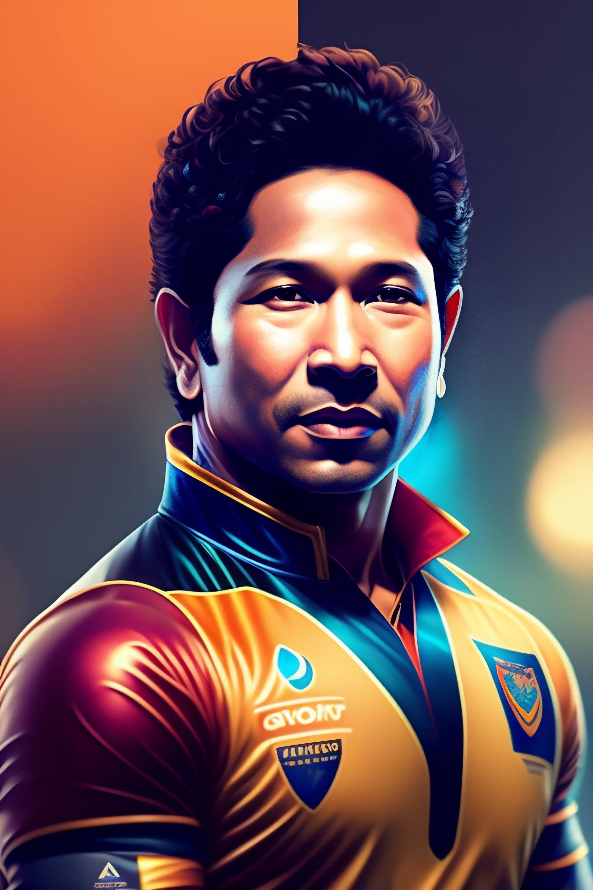 Lexica - Sachin Tendulkar as tarot card. Art inspired by sachin teng ...