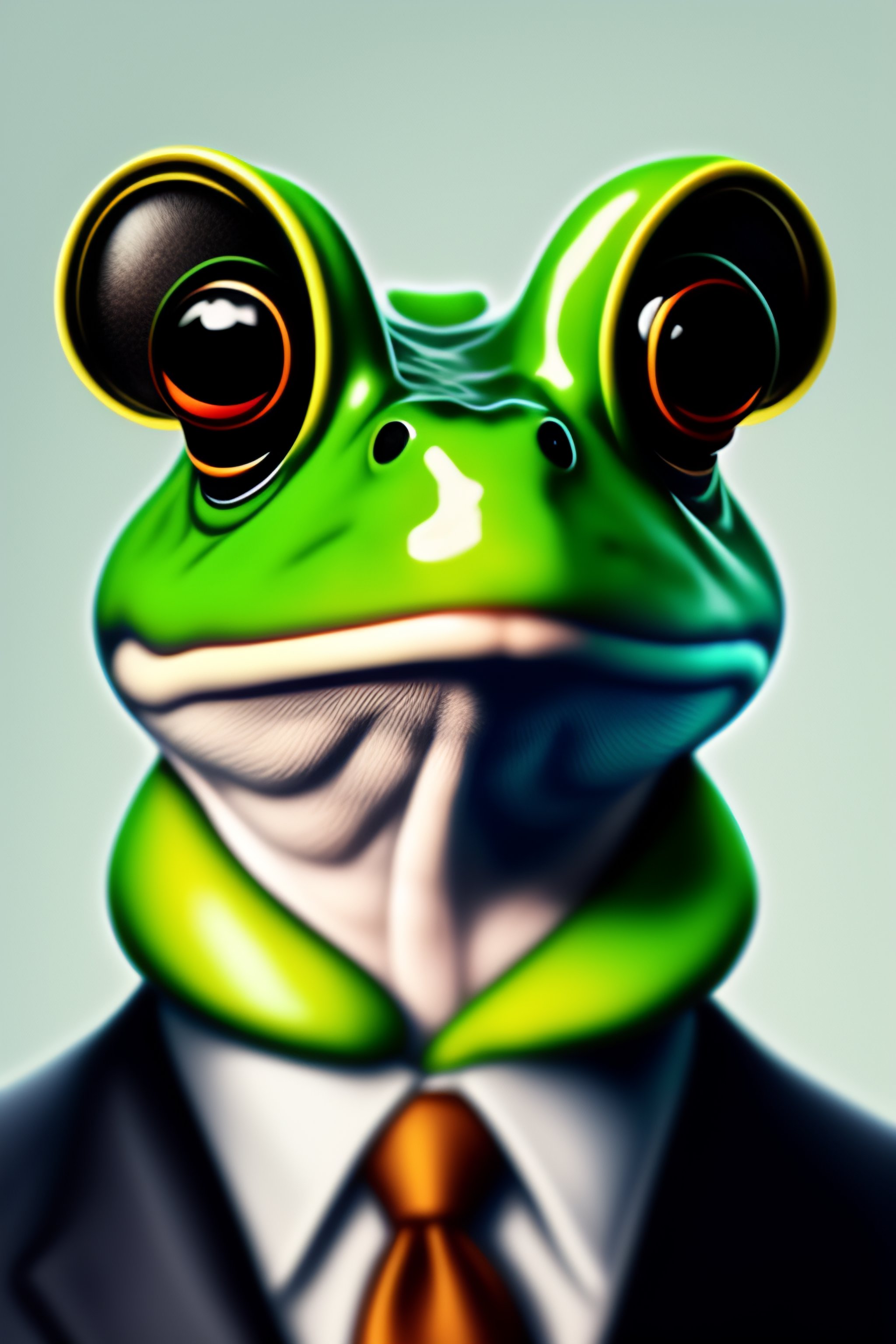 Lexica - A frog in a suit