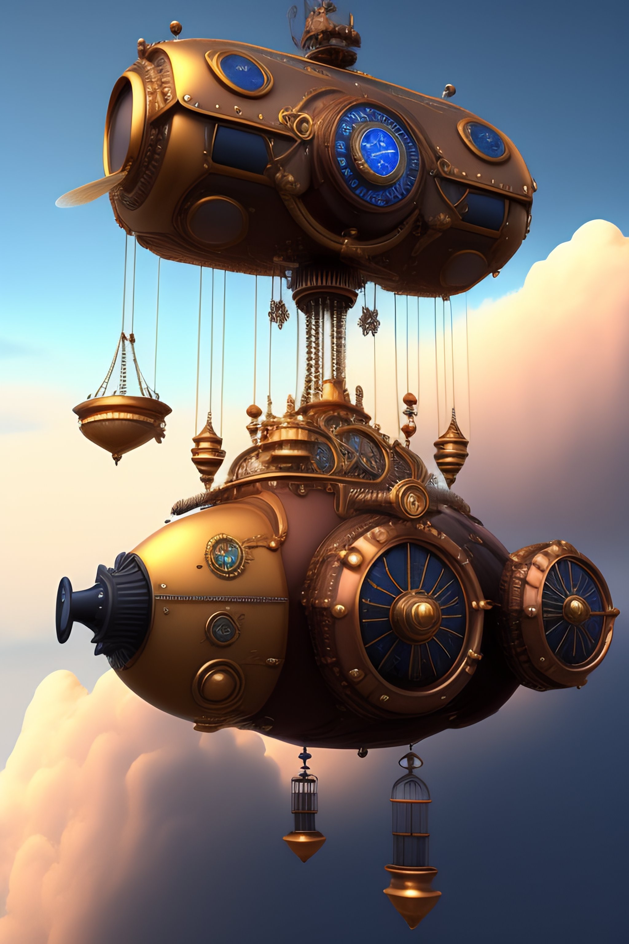 Flying Machine Steampunk
