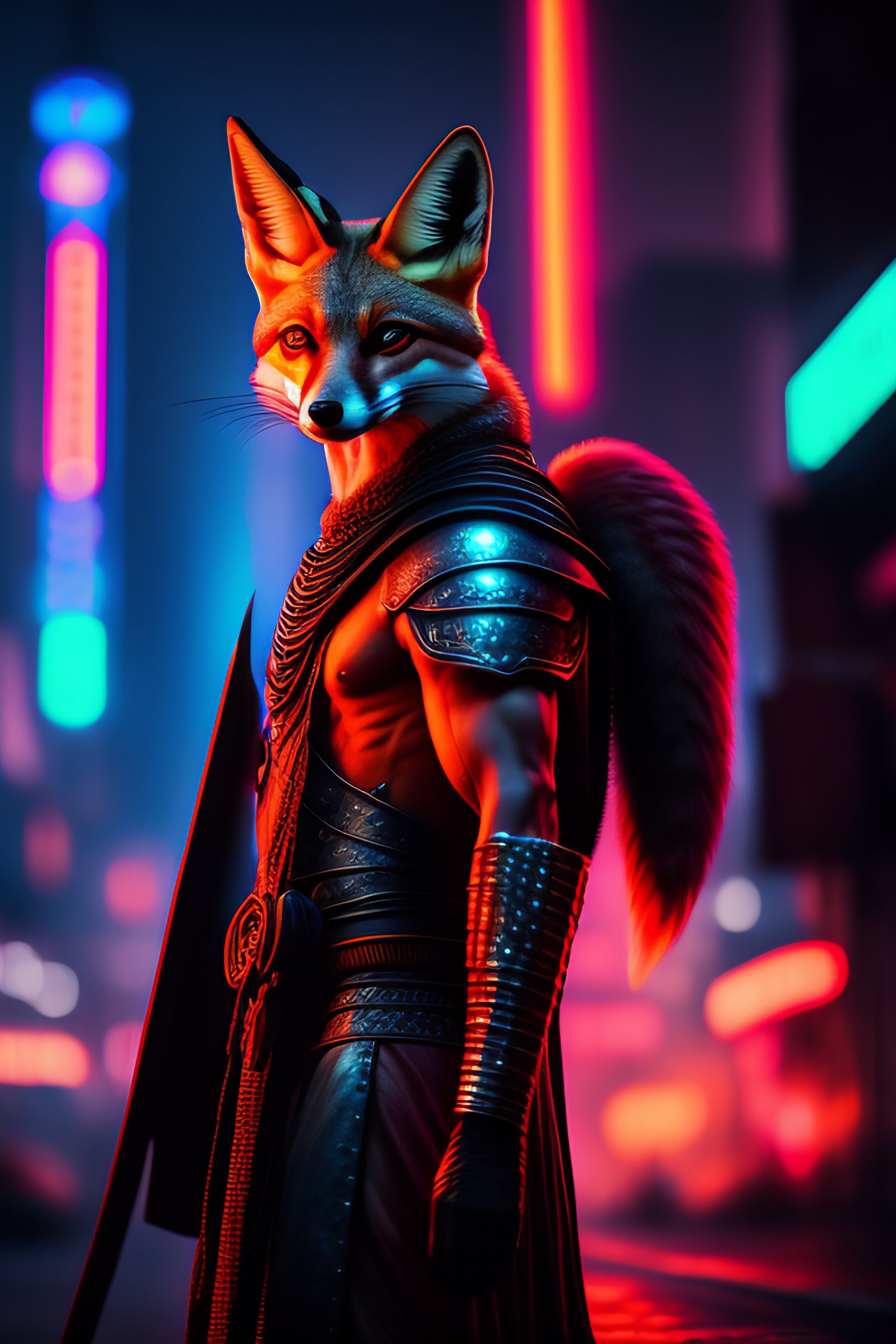 Lexica - Malefox god in egyptian worldFemale red fox humanoid, red ...