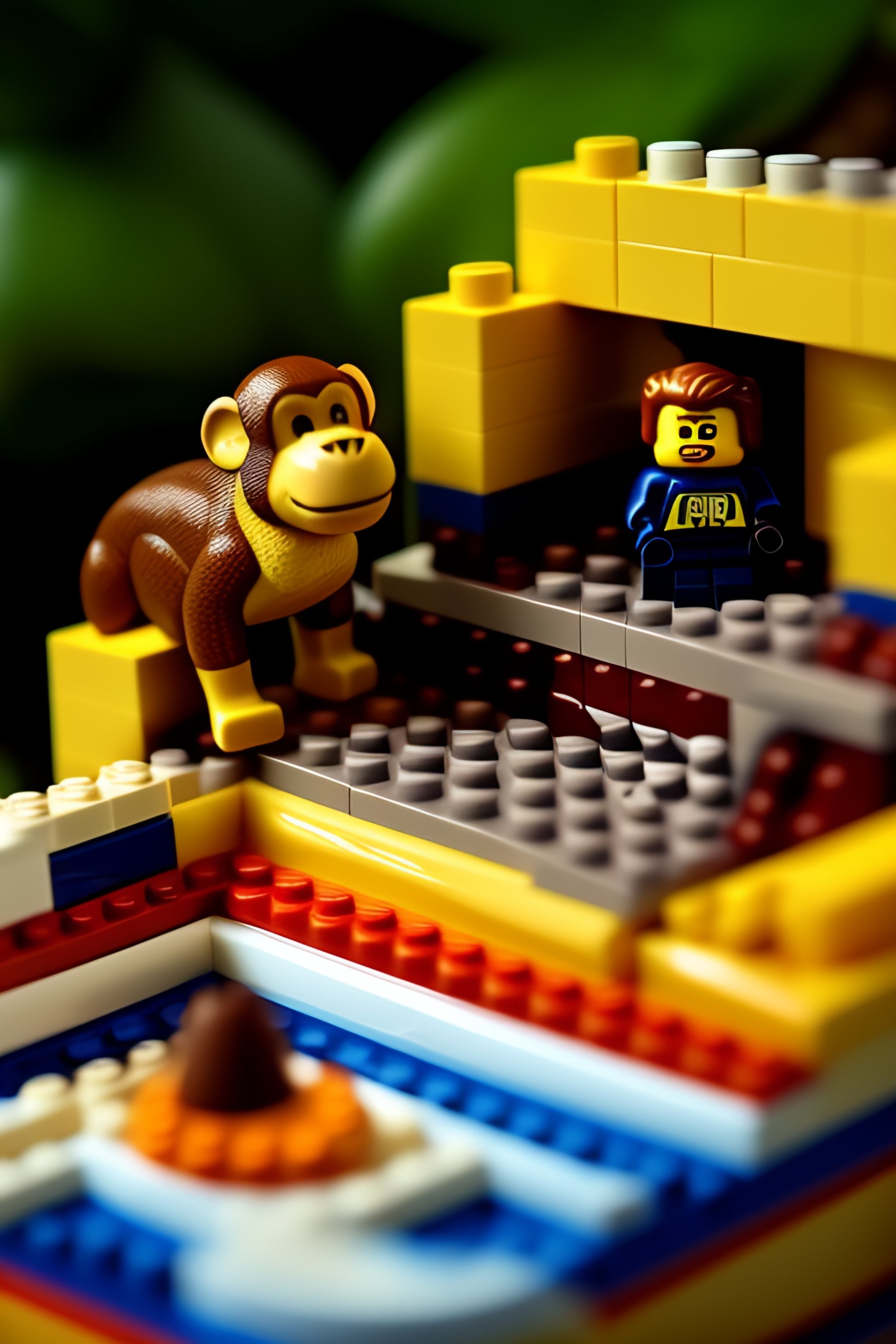 Lexica - Lego, monkey, banana, island,