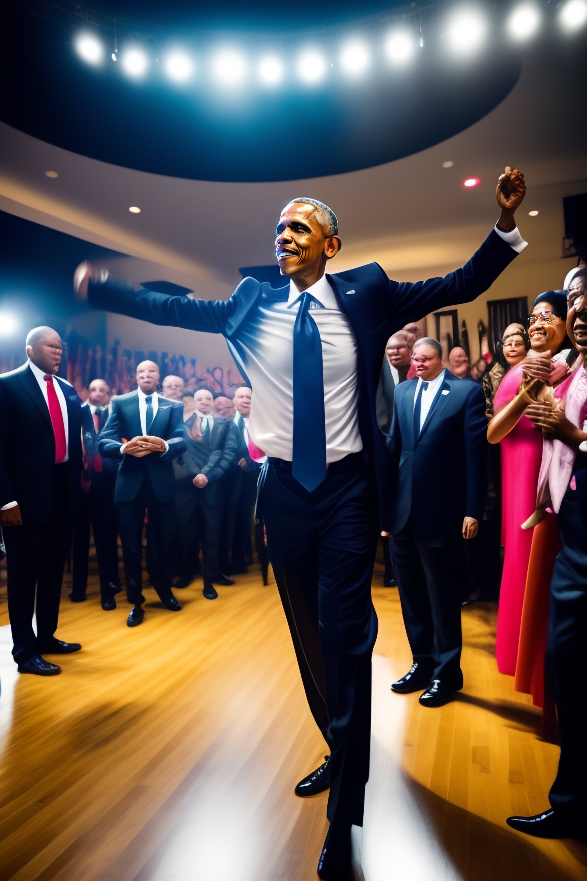 Lexica - Obama dancing cumbia