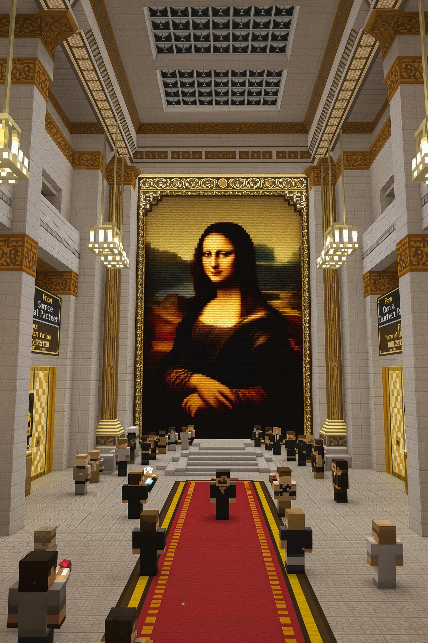 Lexica - Minecraft mona lisa