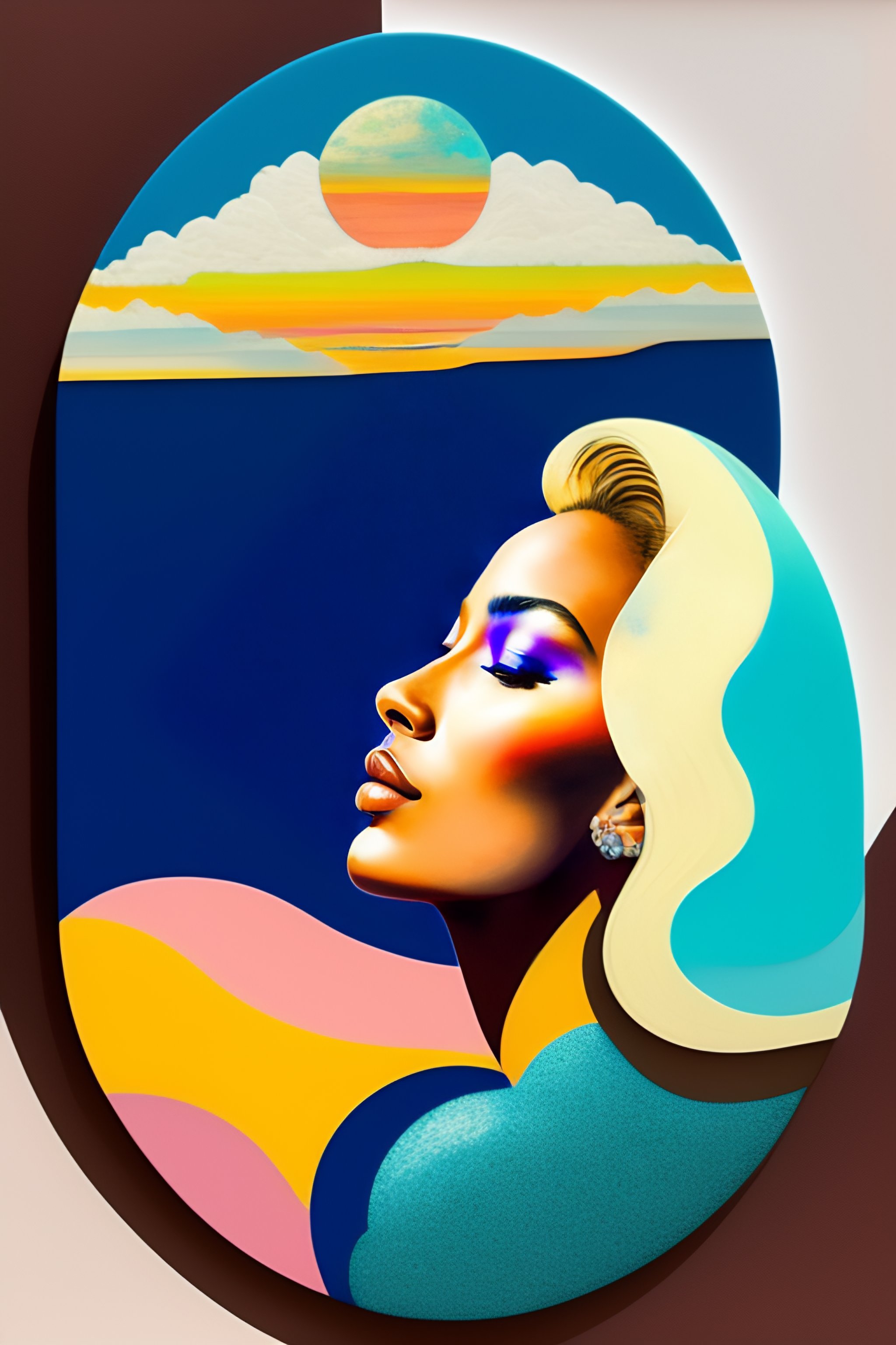 Wind Hair Pop Art