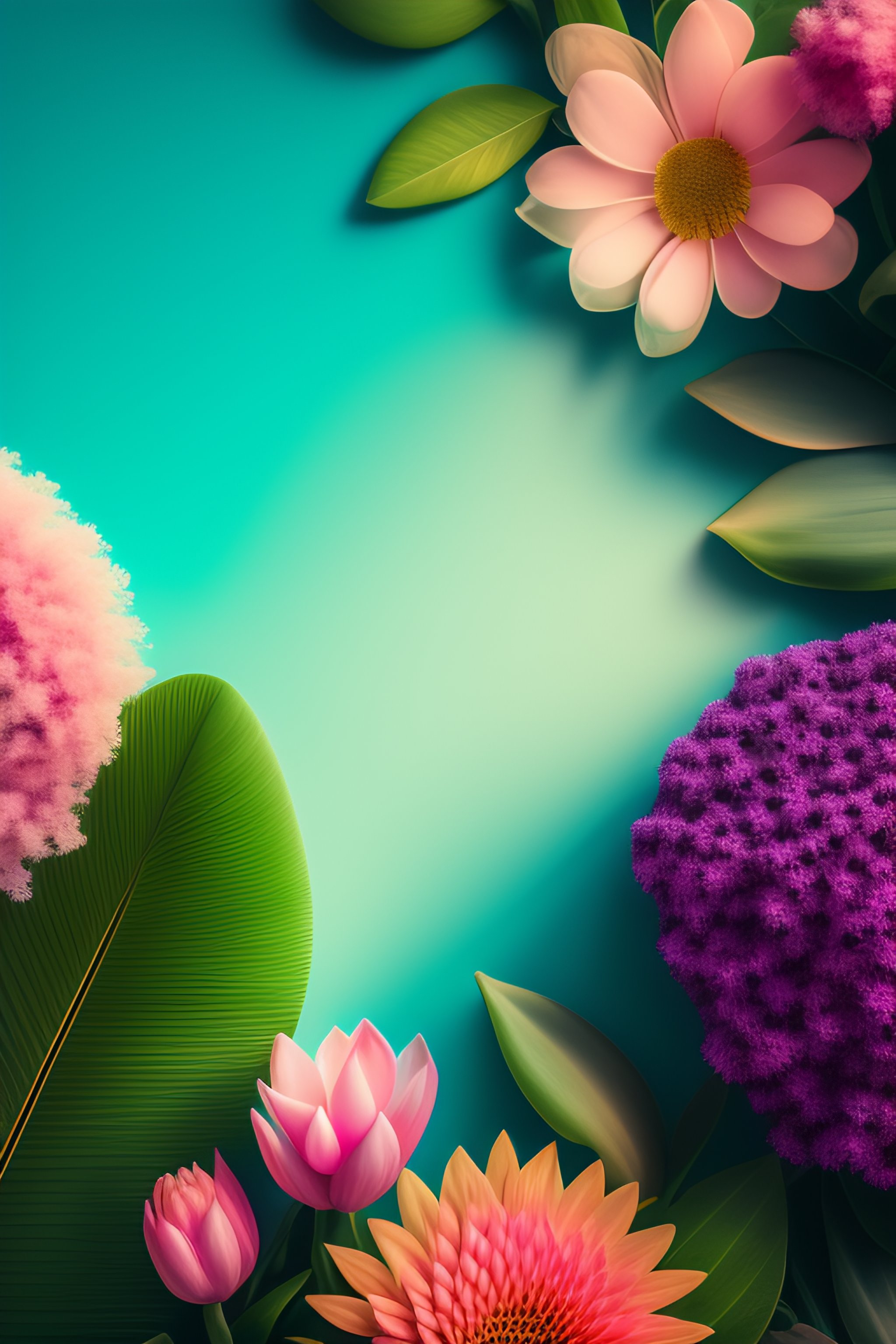 Lexica - Background image, plant theme, pastel colors, low saturation ...