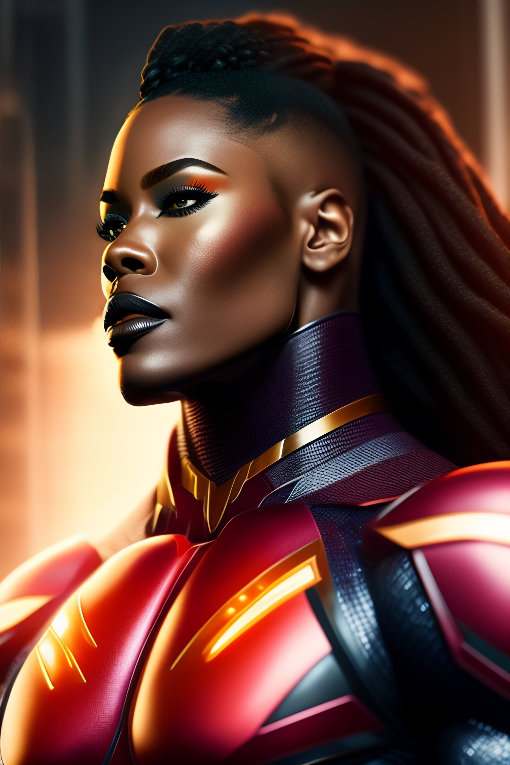 Lexica - Cyborg LJA DC comics, highly detailed, complete body ...