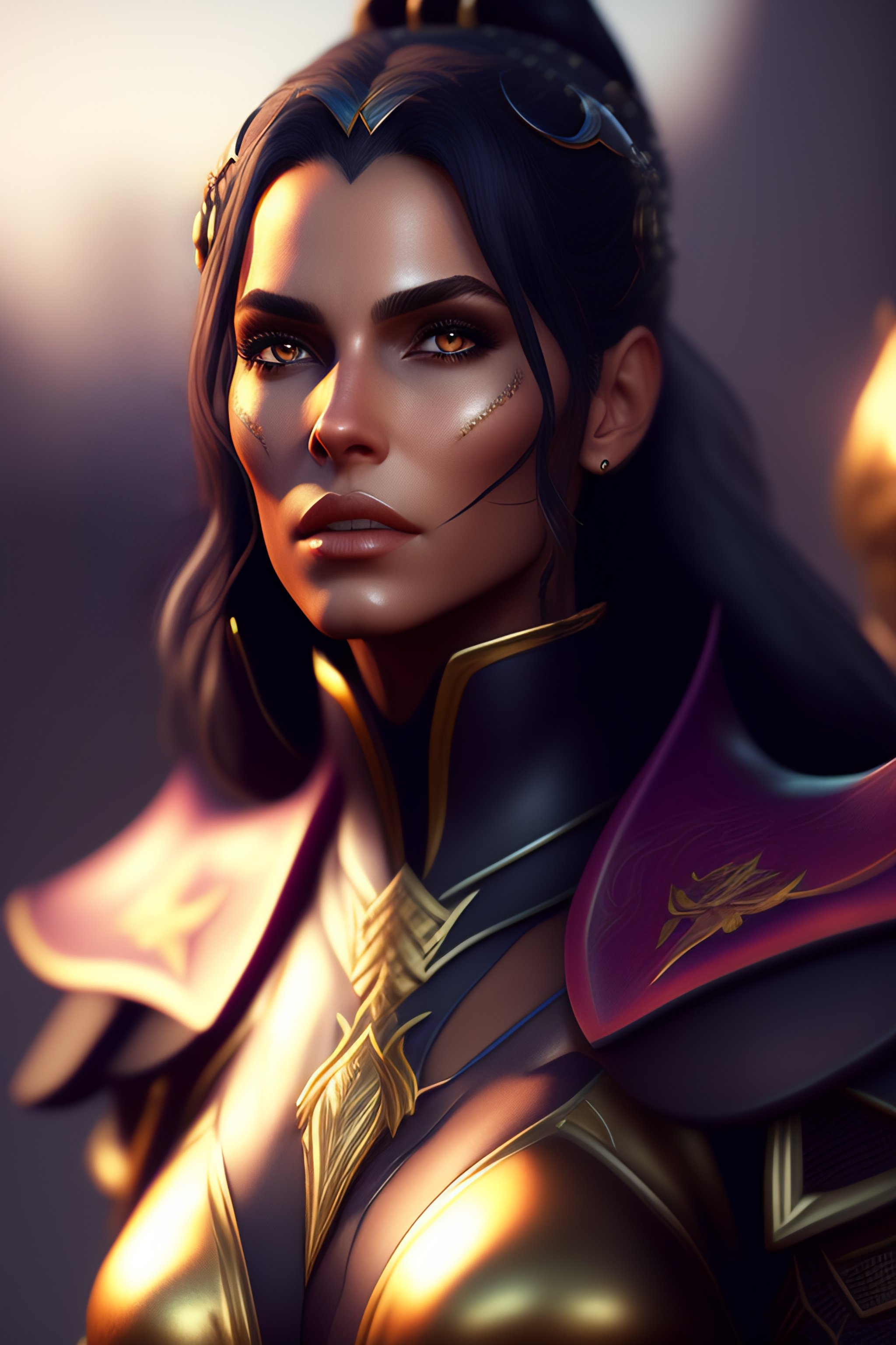Lexica - Huntress, highly detailed, artstation, soft light, sharp focus ...