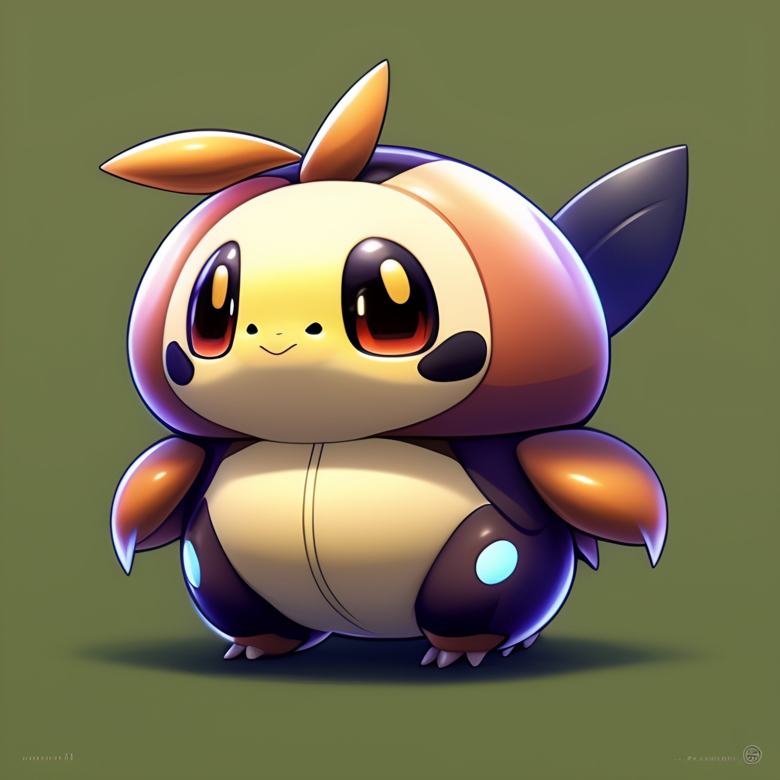 Lexica - A futuristic pokemon, big, legendary, cute, really cute, cozy ...