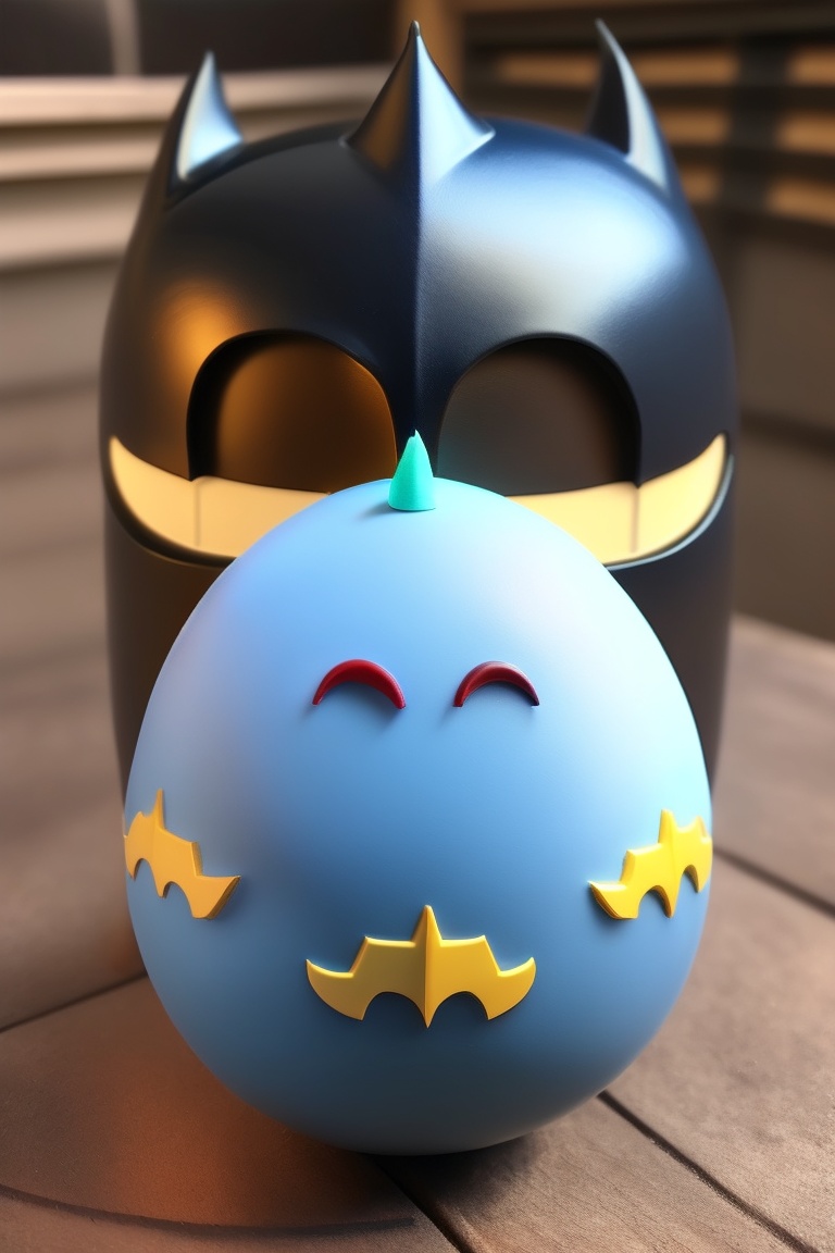 Lexica - Batman face ball, non Batman body shape, ball shape, full ball ...