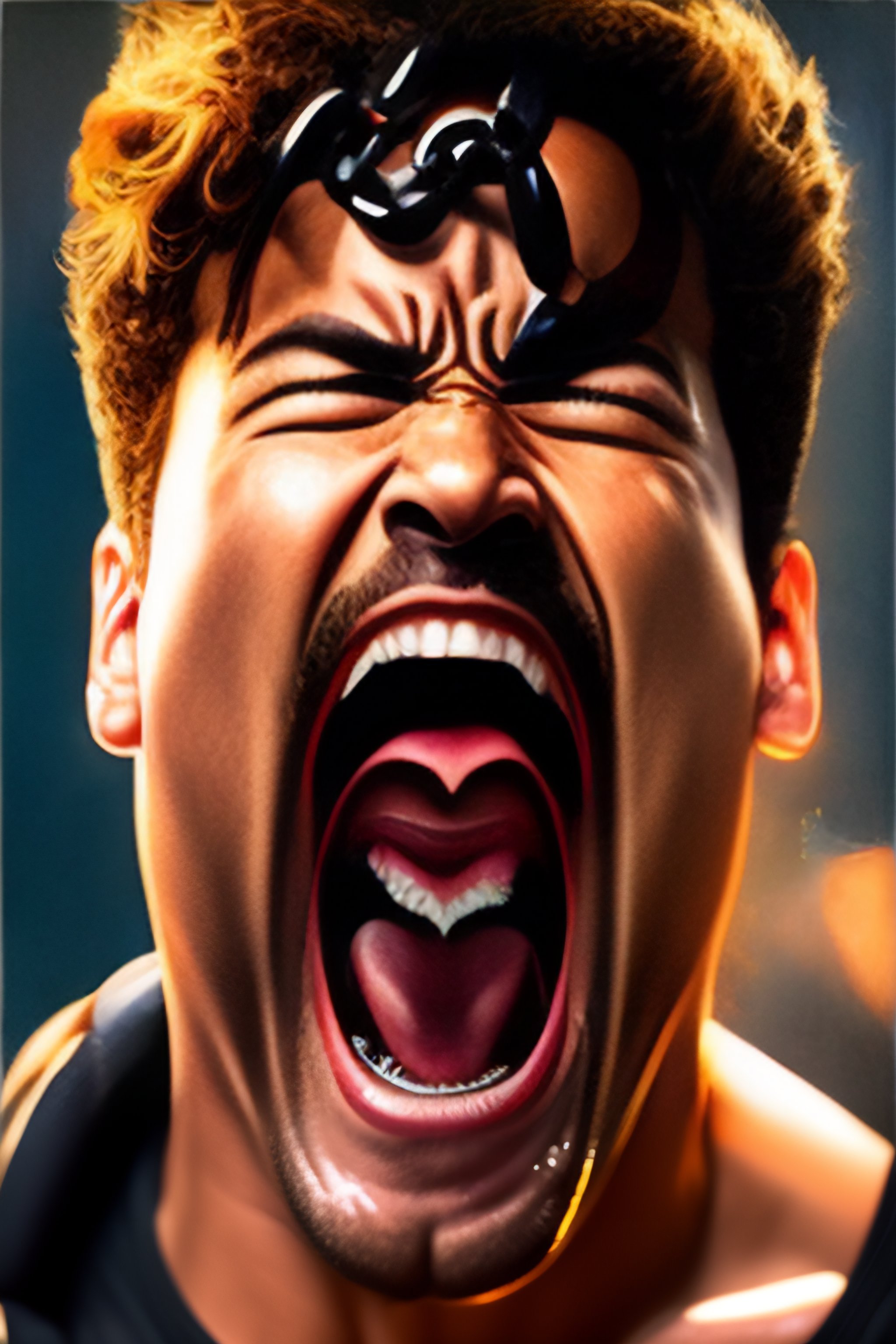 Lexica - A fist with broken chain smash face