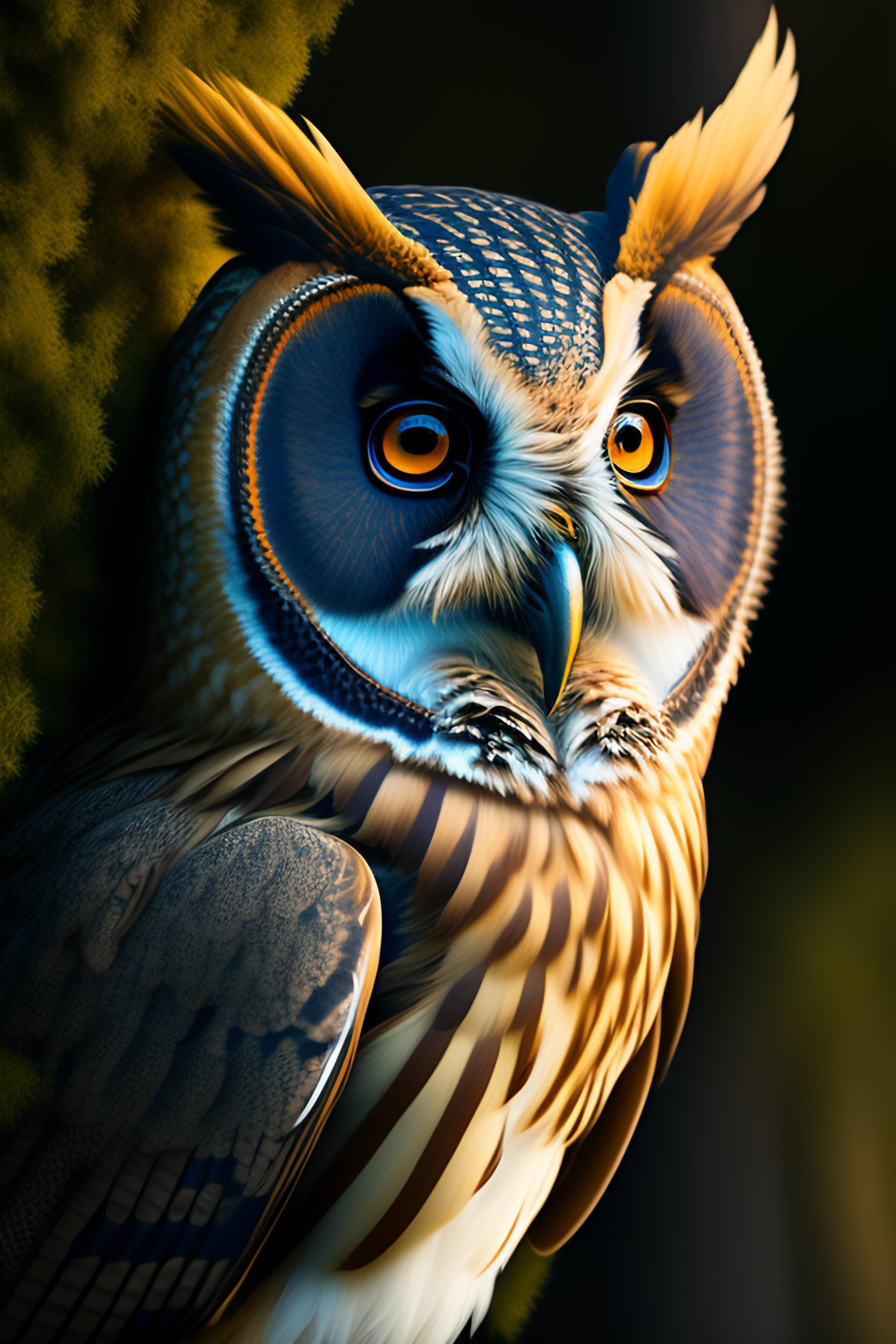 Lexica - An murderer owl, ultrarealistic