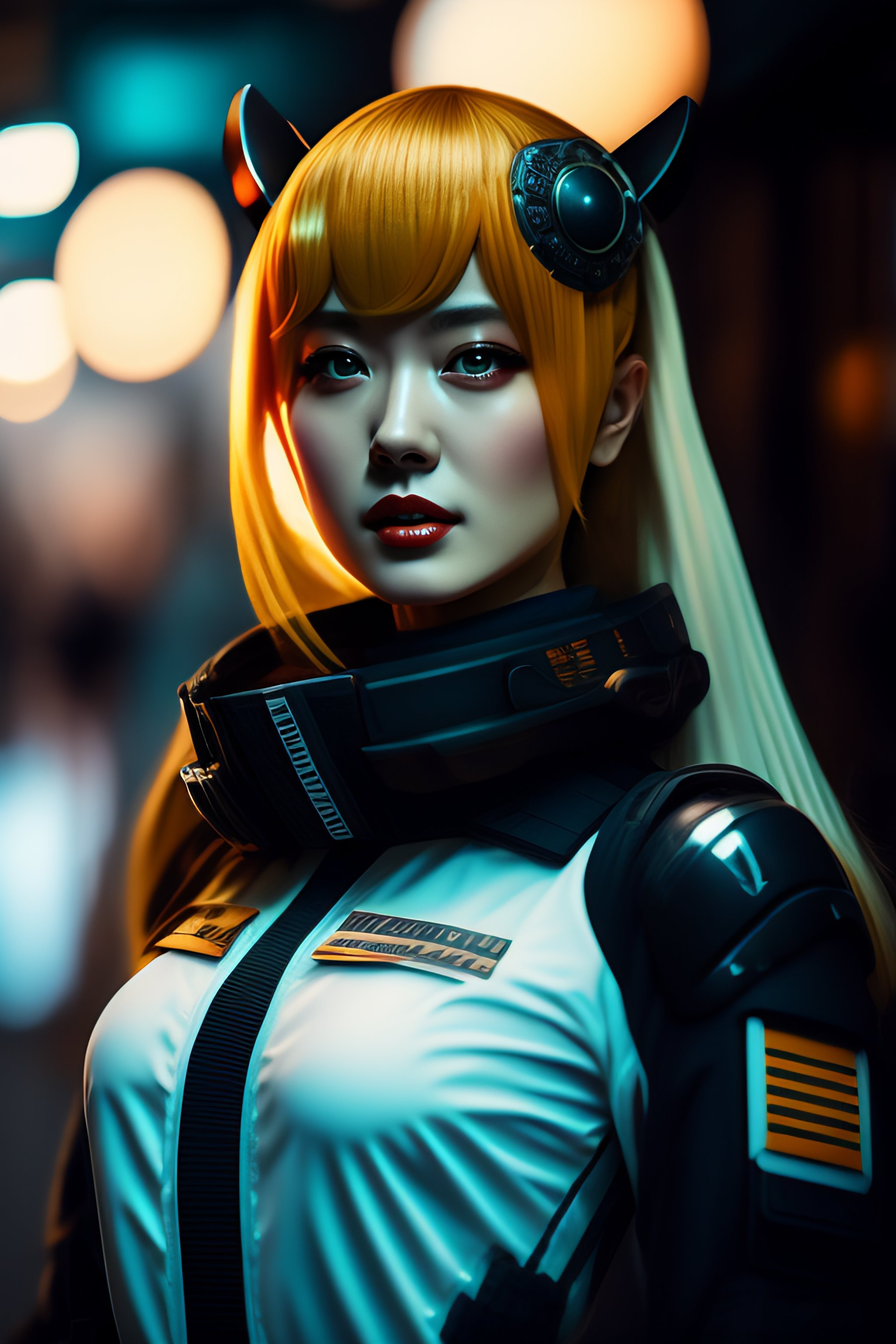 Lexica - Photoreal, cosplay, Cosplayer, cyber punk, Kanna Hashimoto ...